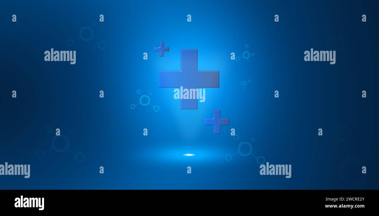 Health plus symbol abstract hi-res stock photography and images - Alamy