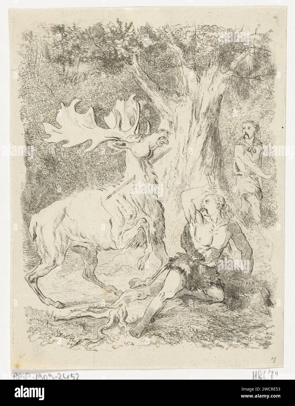 Aeddon saves the life of Kaibar, Karel Frederik Bombled, 1852 - 1902 ...