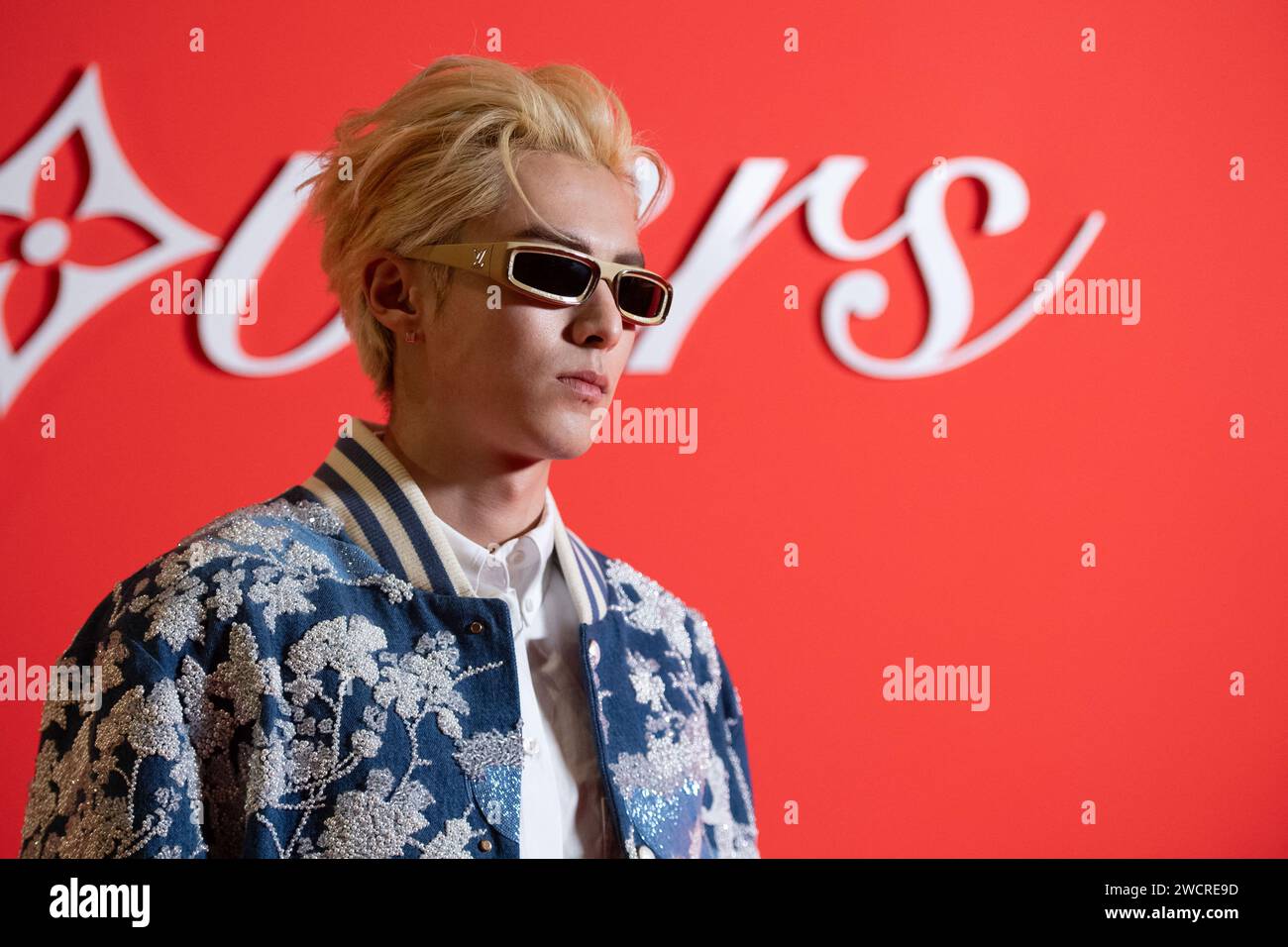 Paris, France. 16th Jan, 2024. Dylan Wang attending the Louis Vuitton ...