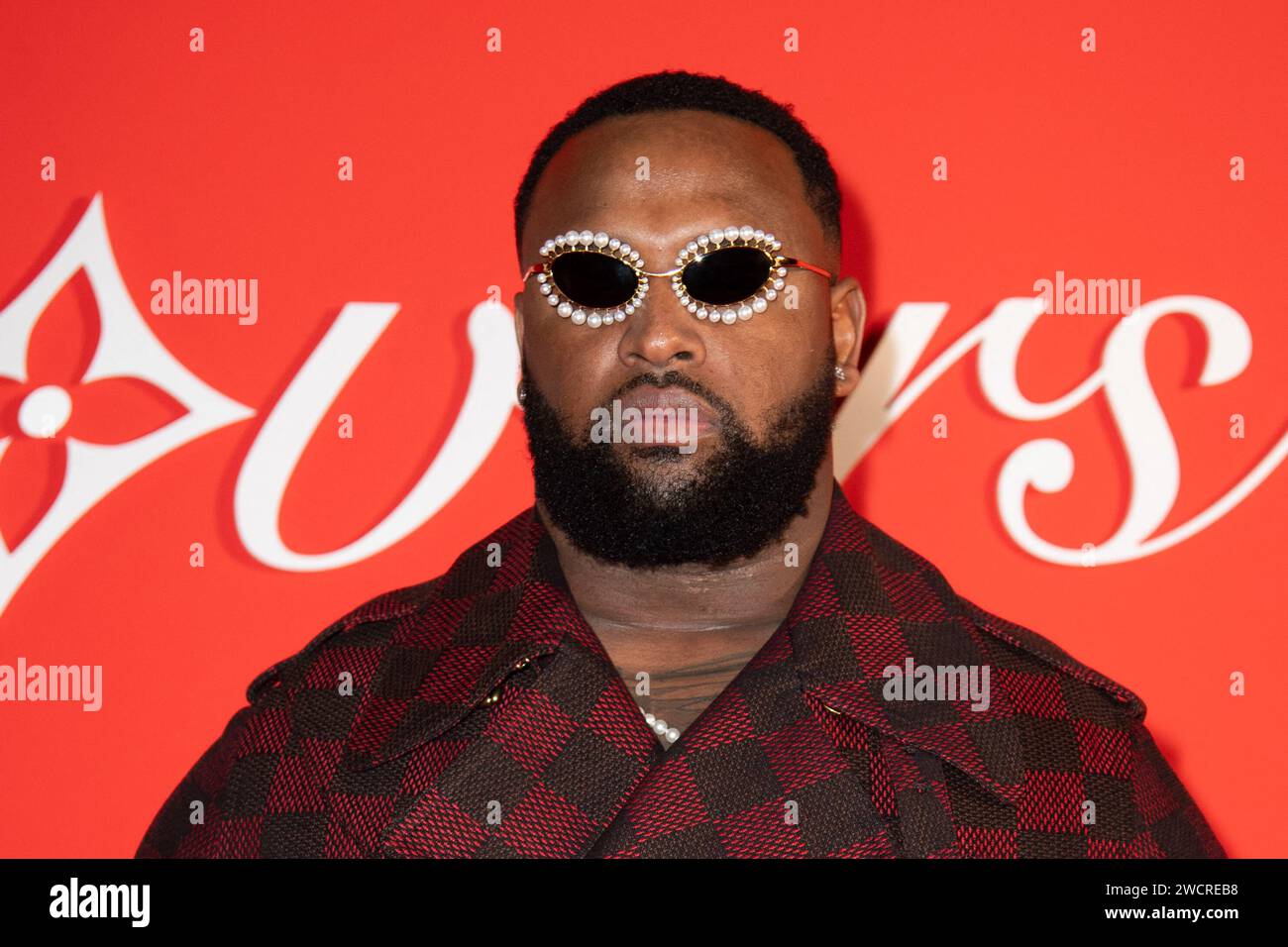 Davon Godchaux attending the Louis Vuitton Menswear Fall/Winter 2024 ...