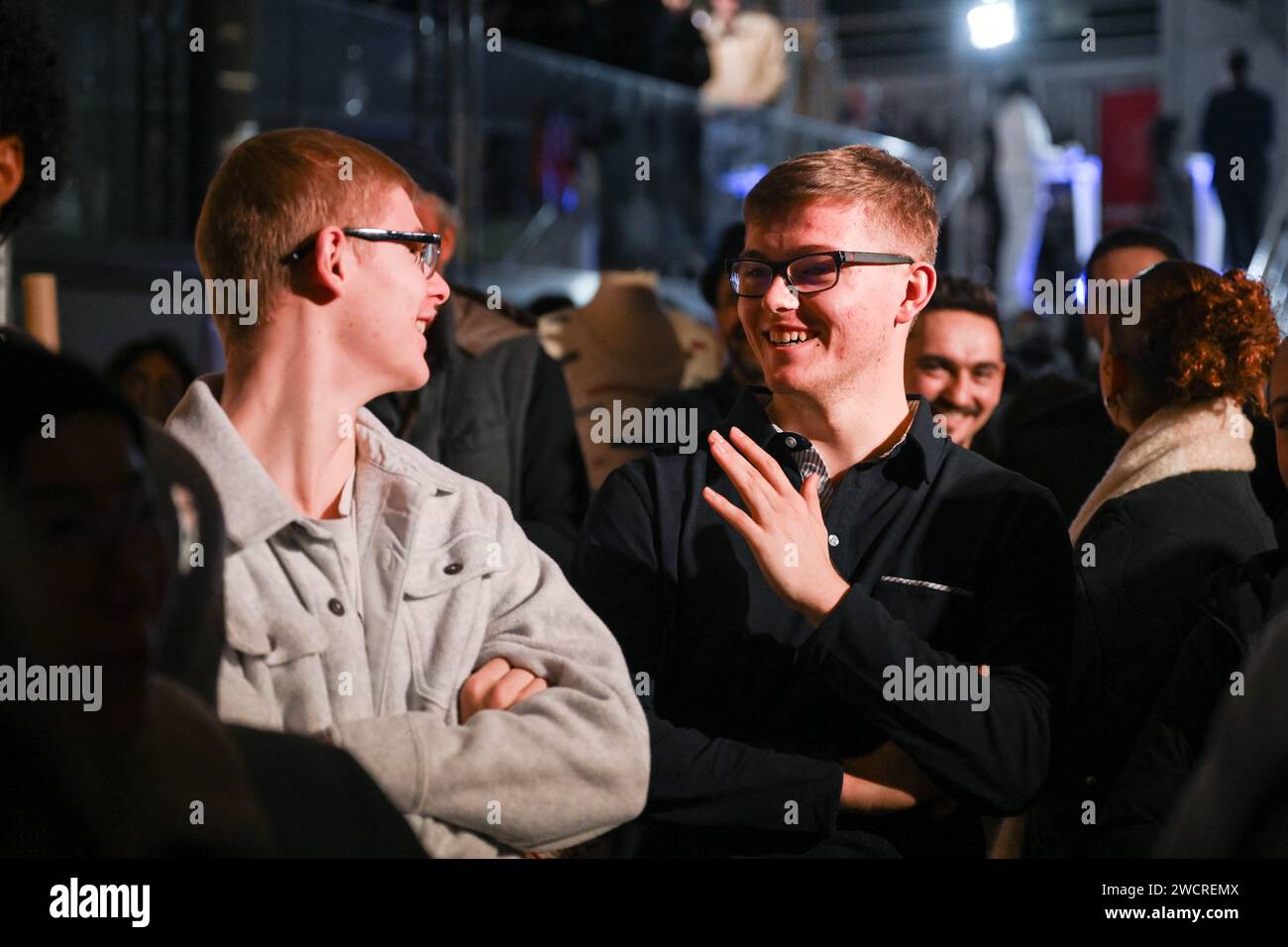 Paris, France. 16th Jan, 2024. Felix et Alexis Lebrun, French table ...