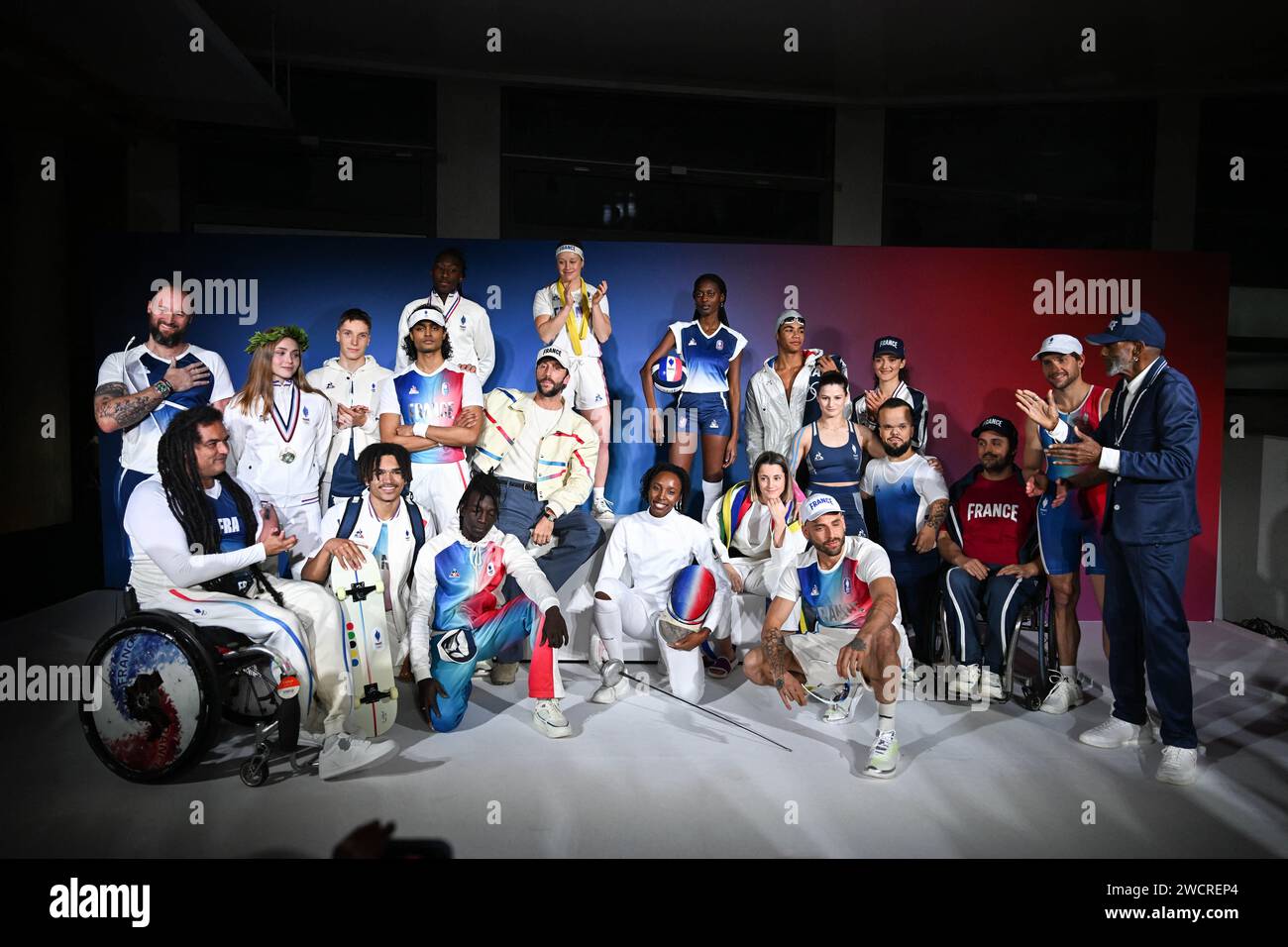 Paris, France. 16th Jan, 2024. The French National Olympic and Sports ...