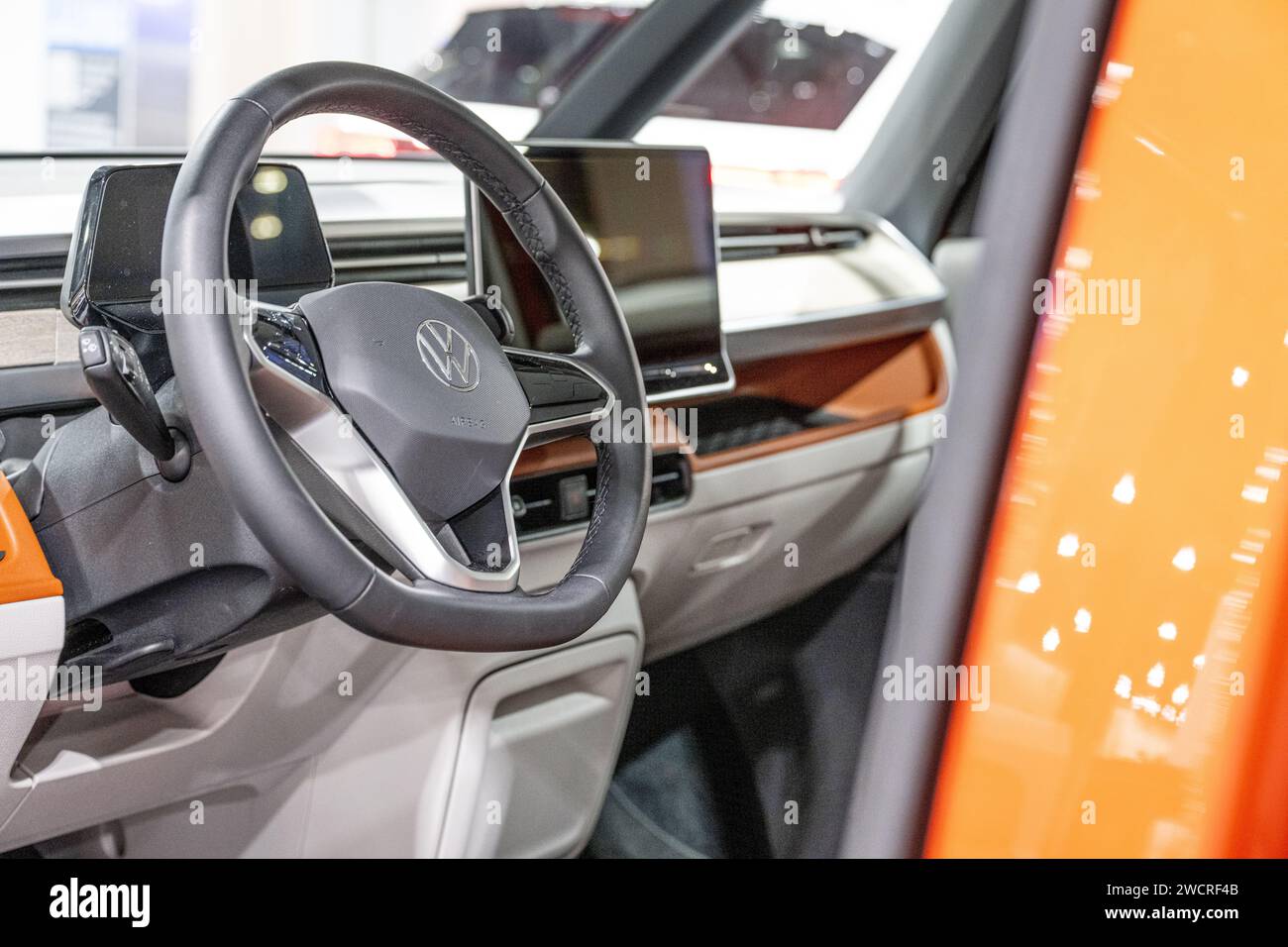 Philadelphia, PA, USA 17th Jan. 2024 close up of the interior of the ...