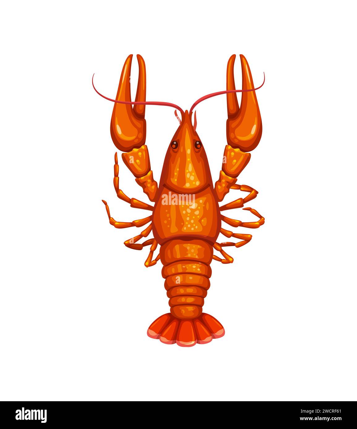 Cartoon crawfish Cut Out Stock Images & Pictures - Alamy