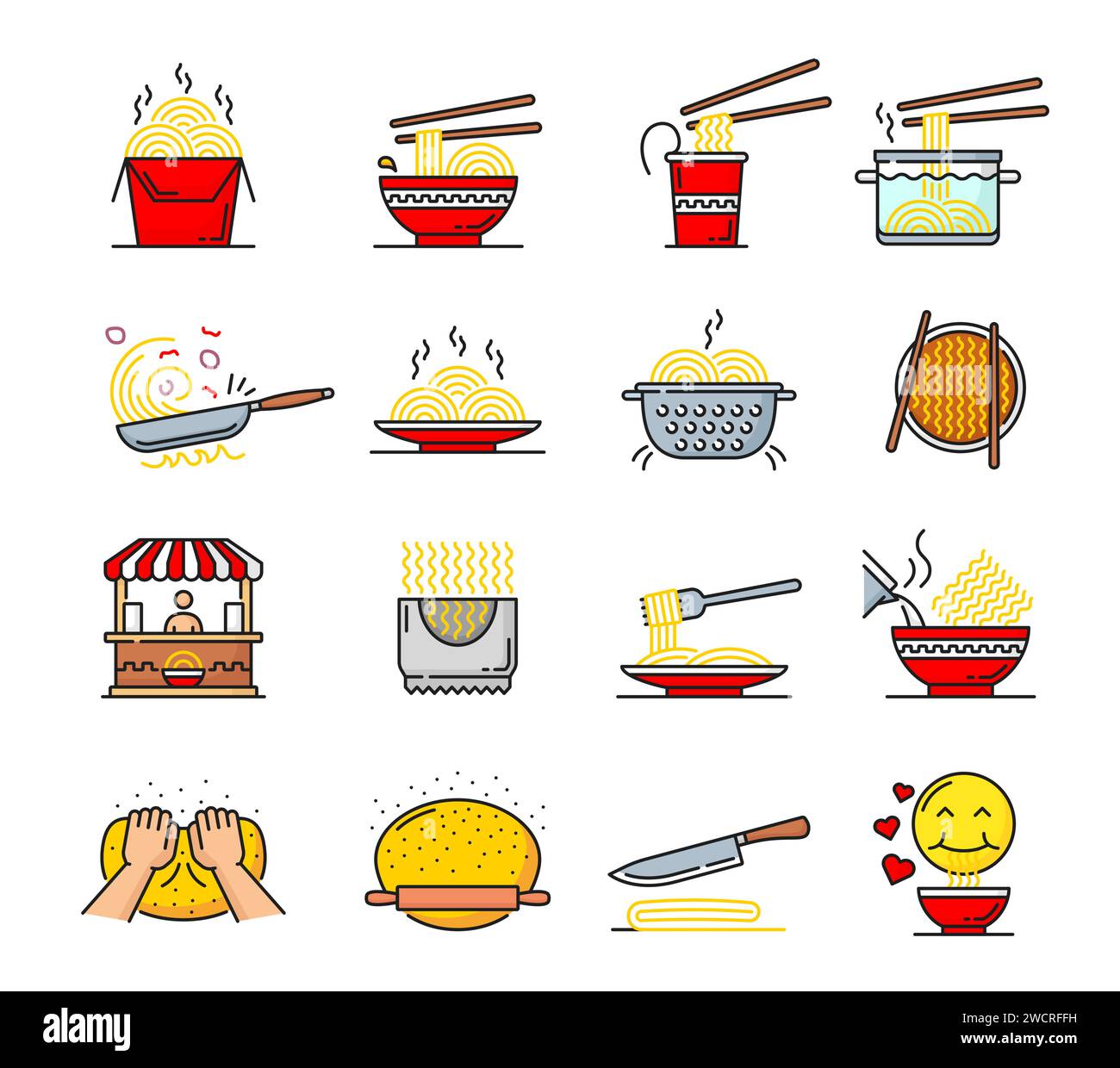 Korean stir fry Stock Vector Images - Alamy