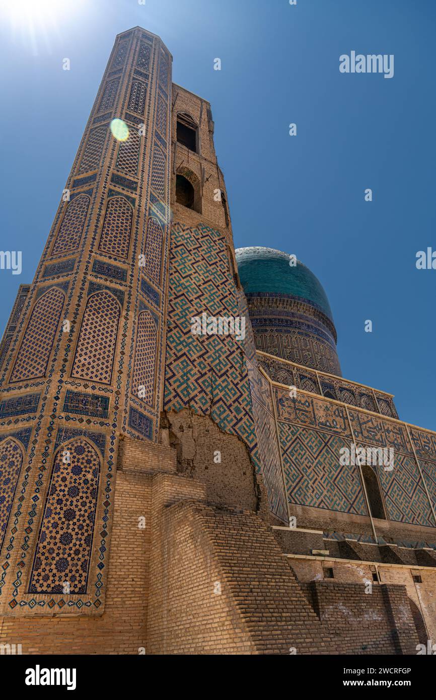 JUNE 20, 2023, SAMARKAND, UZBEKISTAN: Beautiful walls and dome of Bibi ...