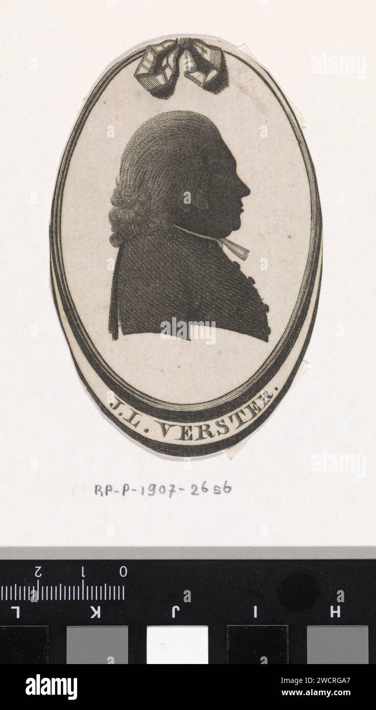 Silhouette portrait of Jean Louis Verster, Govert Kitsen, 1776 - 1810 ...