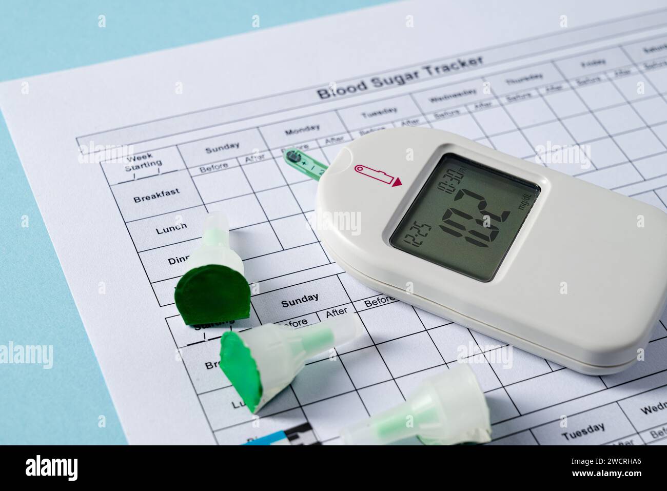 Blood sugar tracker hi-res stock photography and images - Alamy