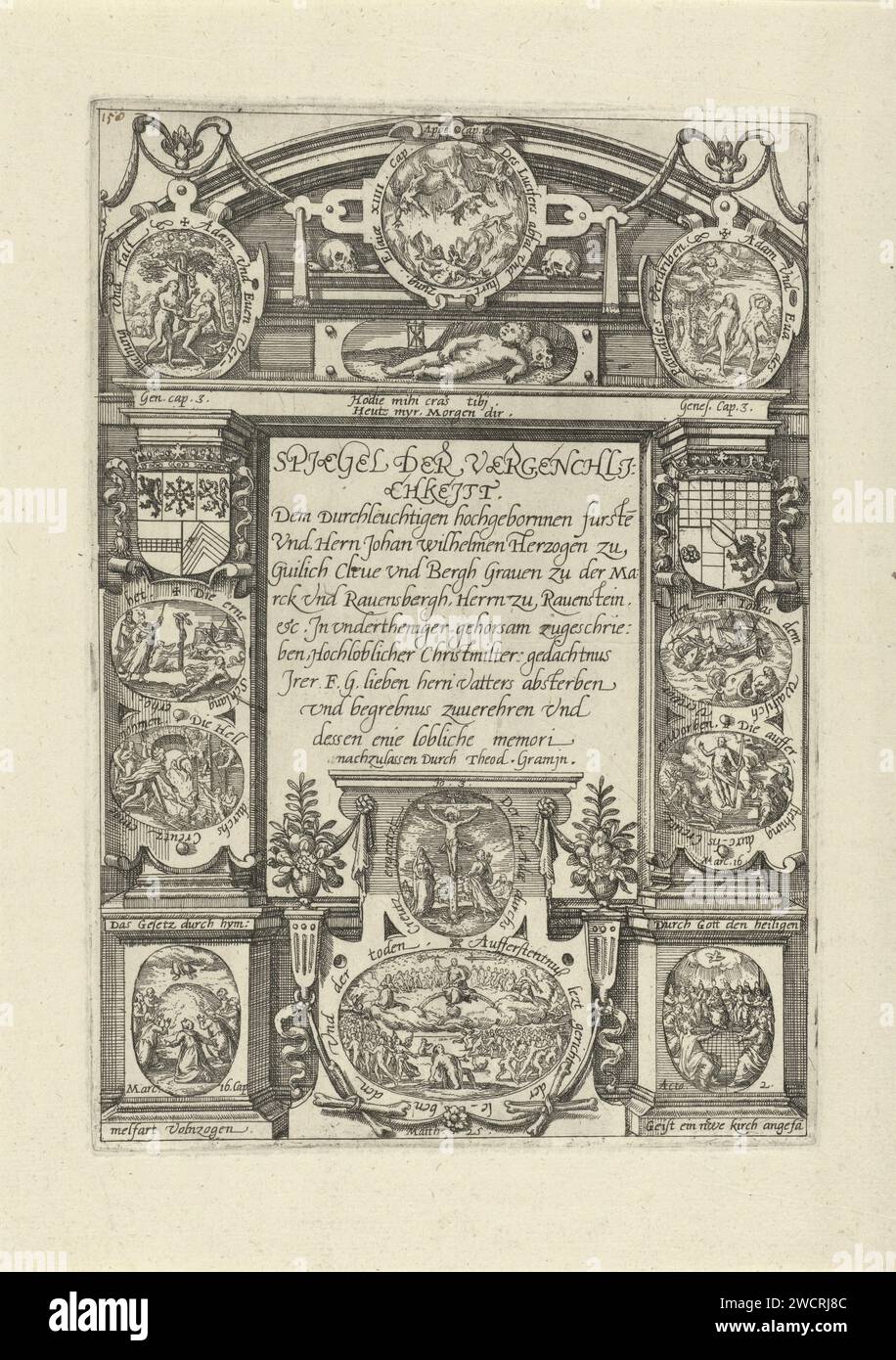 Eleven medallions with Biblical performances, Frans Hogenberg (Rejected ...