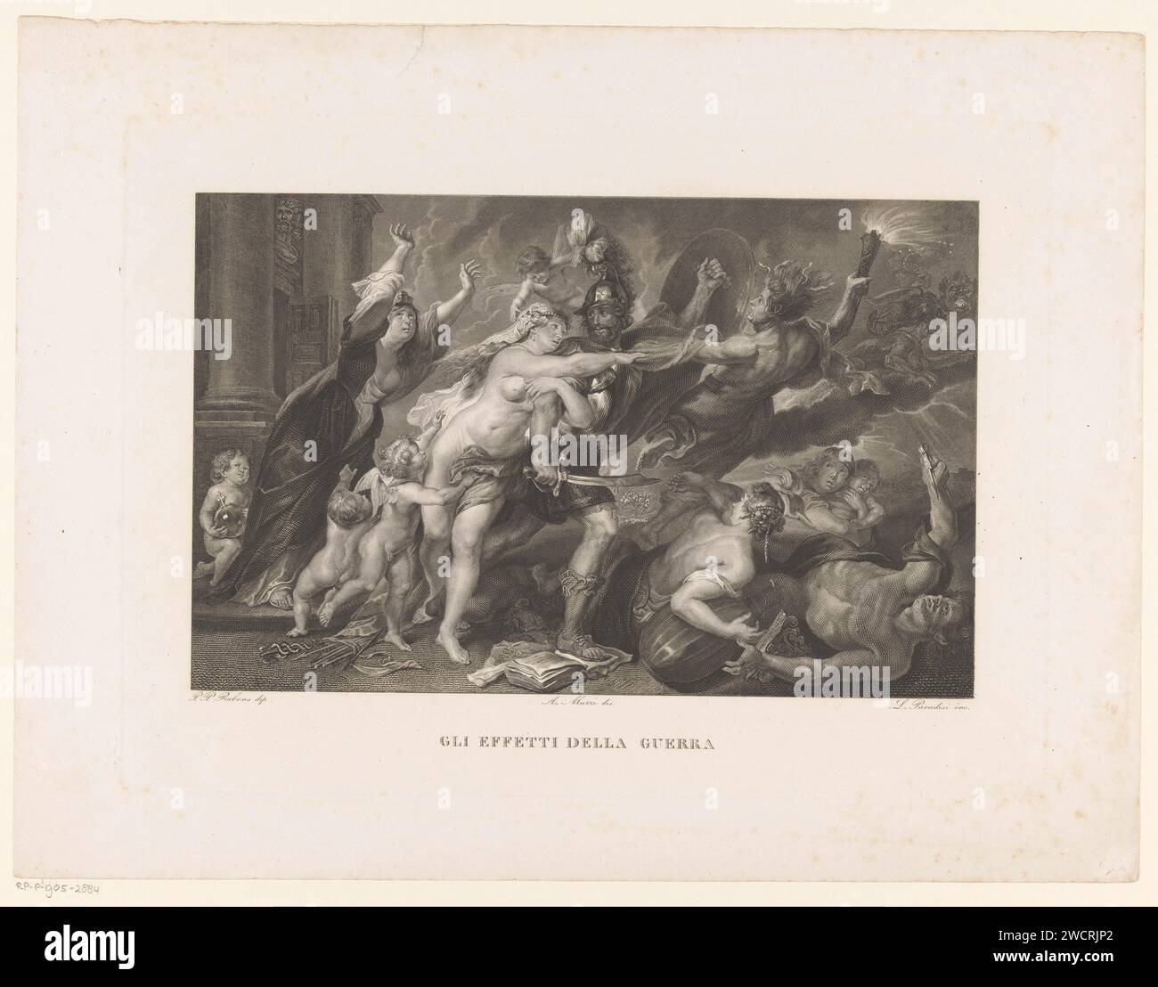 Consequences of the war, Luigi Paradisi, After Antonio Muzzi, After ...