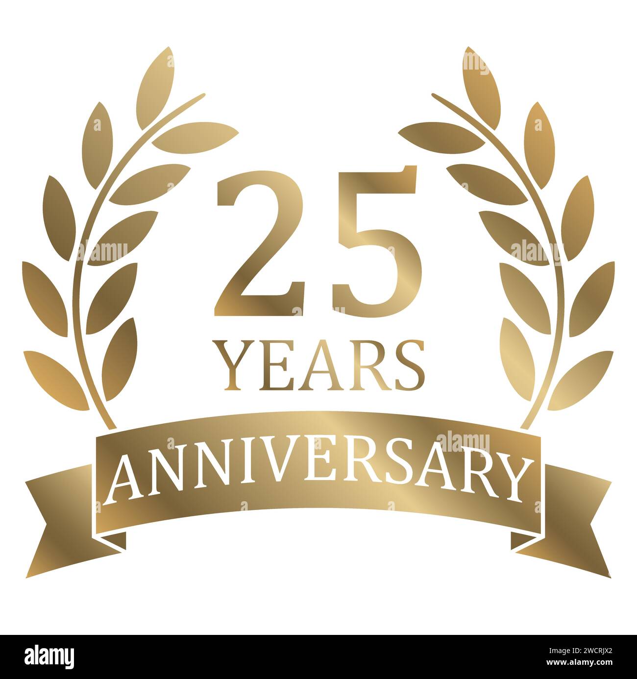 eps vector file with golden laurel wreath on white background for ...