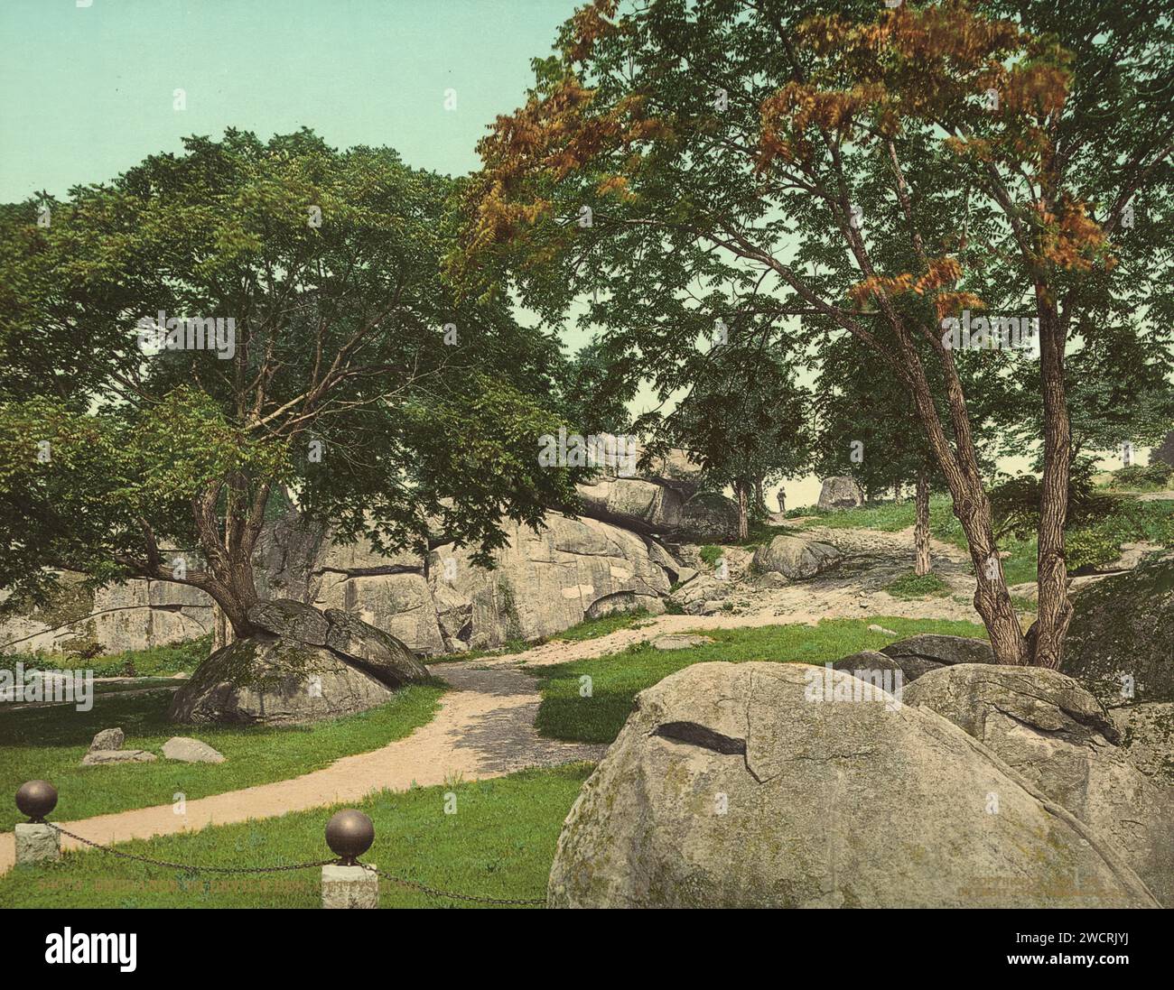 Devil's Den, Houck's Ridge, Gettysburg, Pennsylvania 1903 Stock Photo ...
