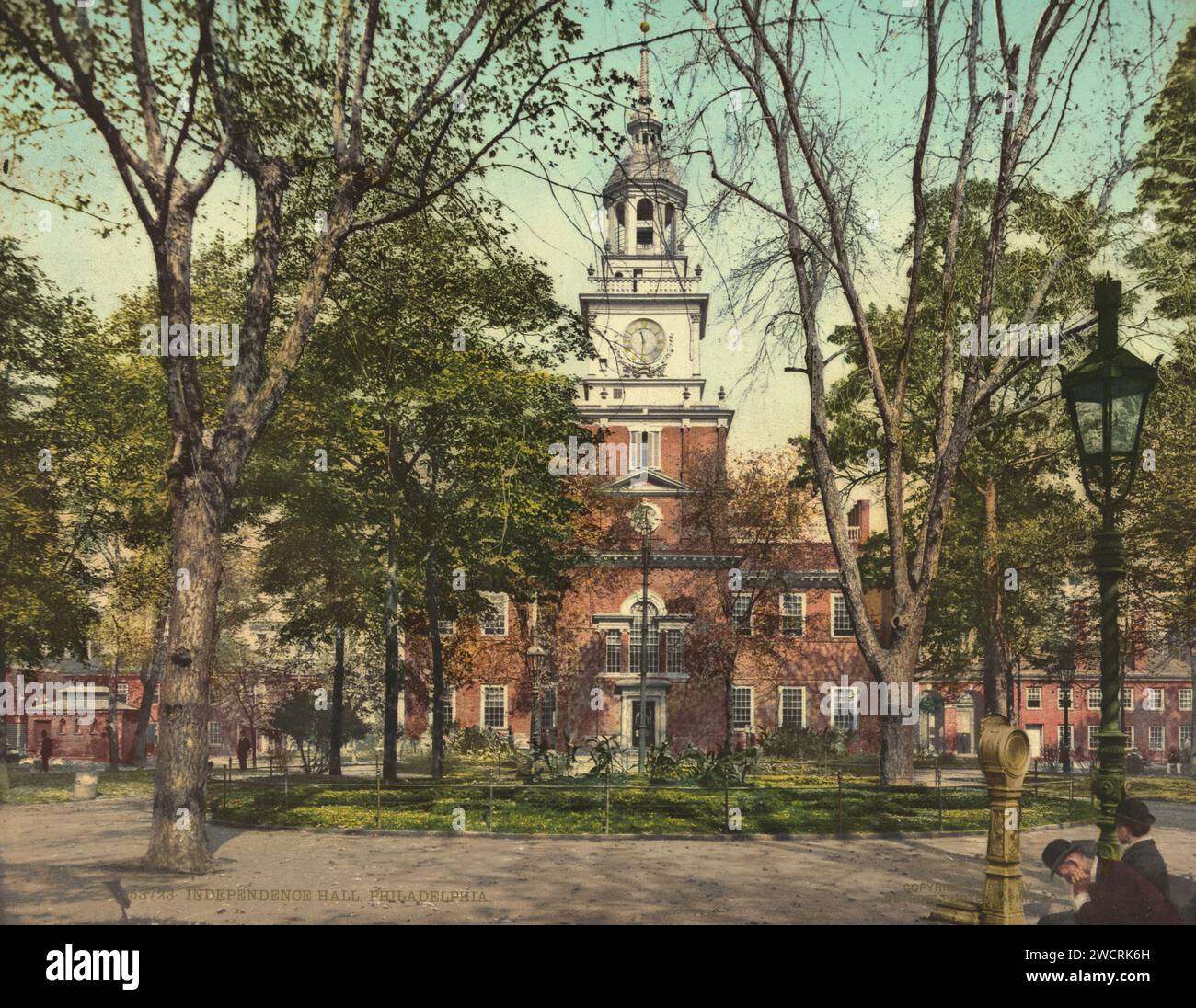 Independence Hall, Philadelphia, Pennsylvania 1900 Stock Photo - Alamy