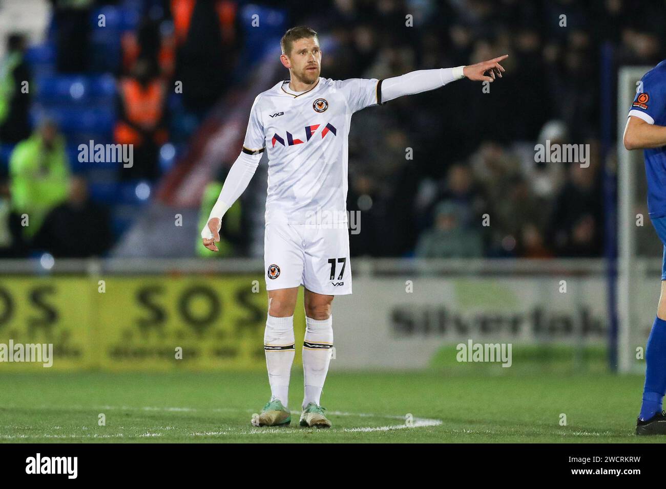 Eastleigh, UK. 16th Jan, 2024. Newport County defender Scot Bennett (17 ...