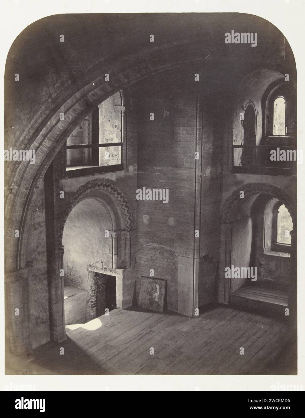 Interior of Hedingham Castle in Essex, Baldwin Fleming (Manner of ...