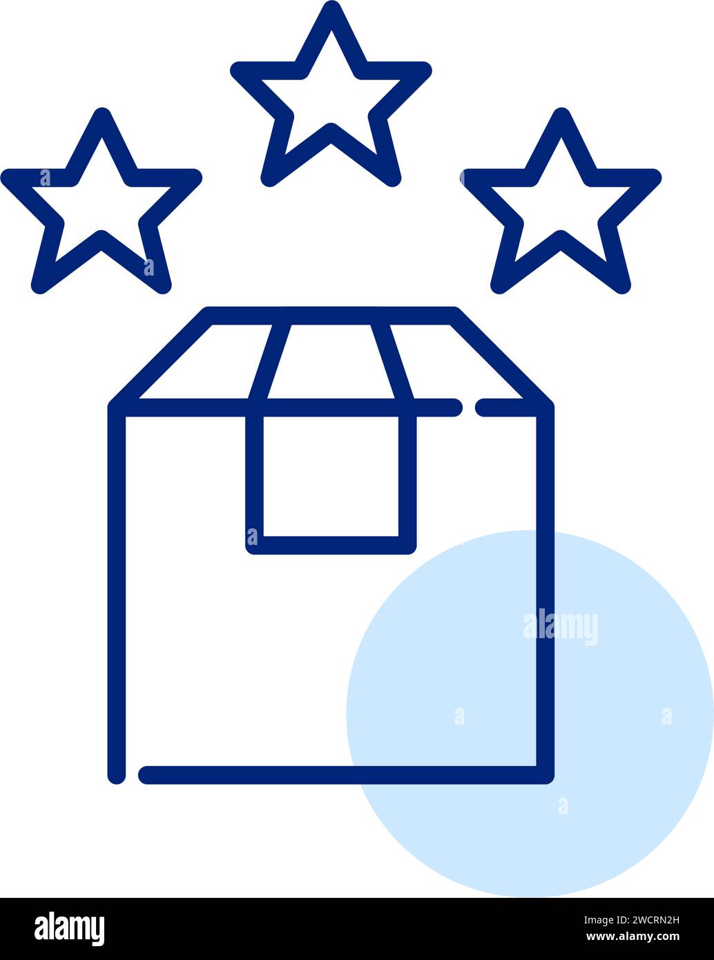 Delivery parcel with stars. Good ratings. Pixel perfect, editable ... Delivery parcel with stars. Good ratings. Pixel perfect, editable ...