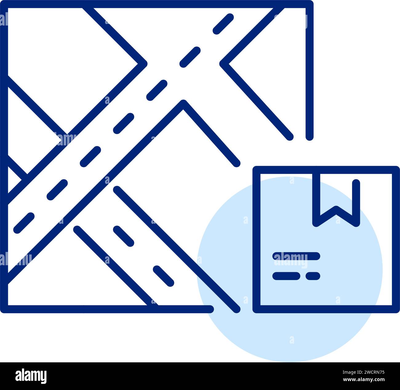 Tracking parcel location. Pixel perfect, editable stroke Stock Vector ... Tracking parcel location. Pixel perfect, editable stroke Stock Vector ...
