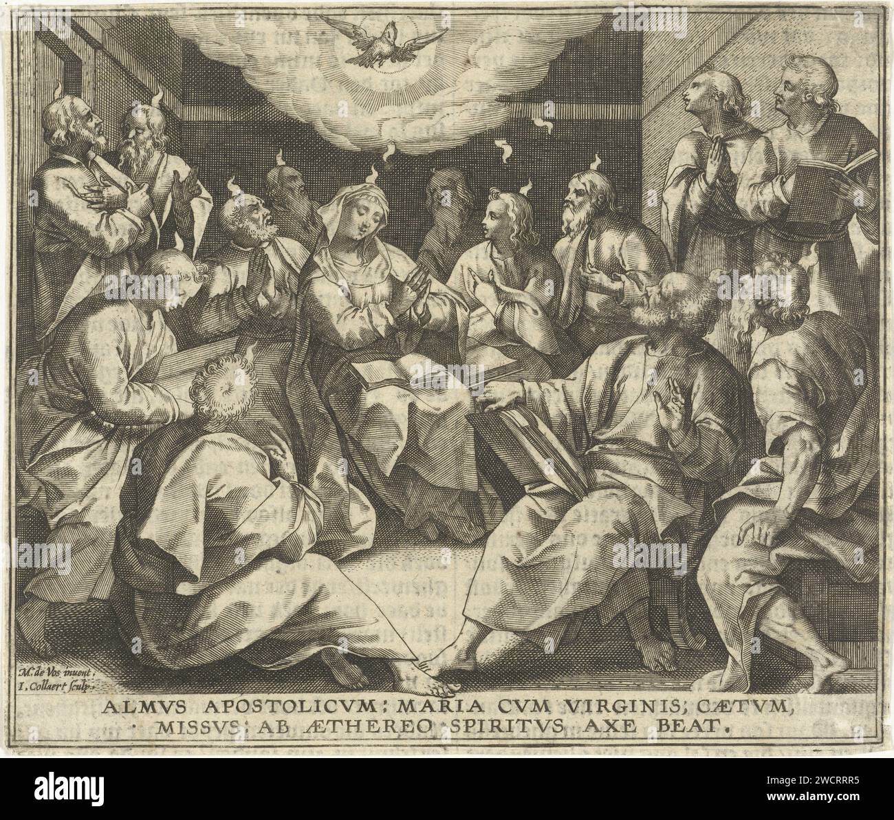 Exit of the Holy Spirit, Jan Collaert (II), After Maerten de Vos, 1597 ...