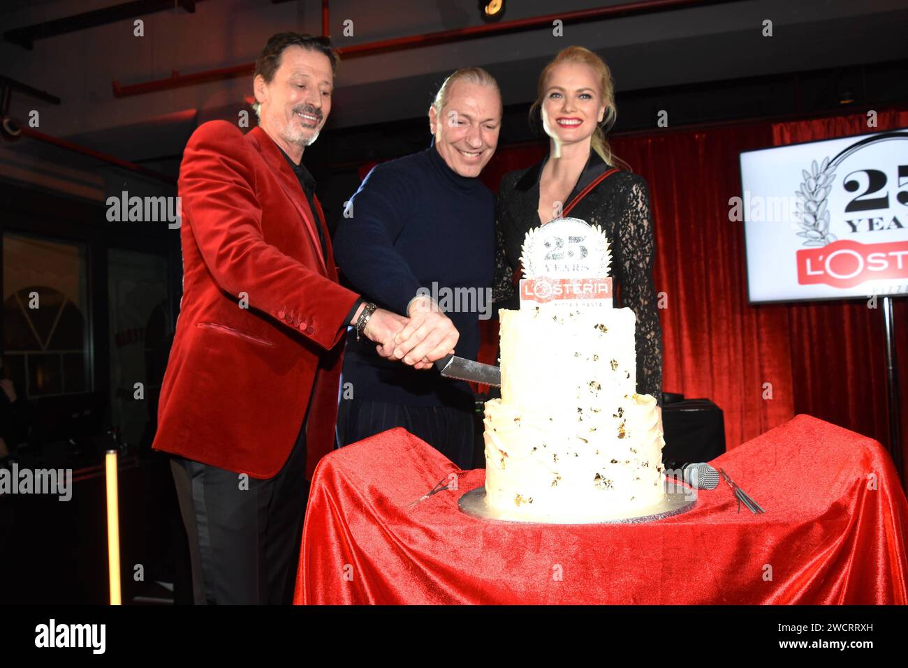 Klaus Rader und Friedemann Findeis L. Osteria Mitbegruender Franziska ...