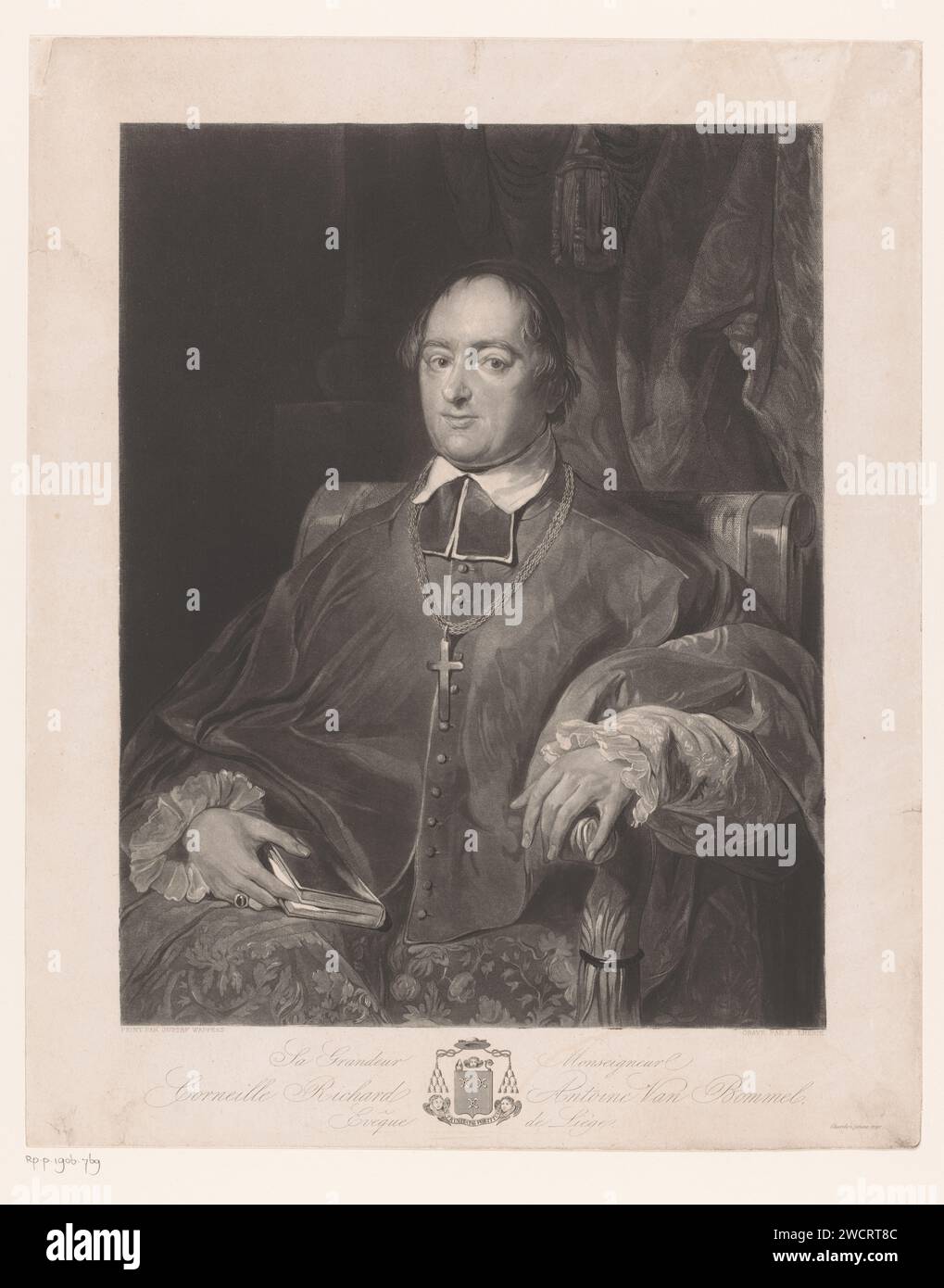 Portrait of Cornelis Richard Anton van Bommel, Ferdinand Benchet Lhérie ...