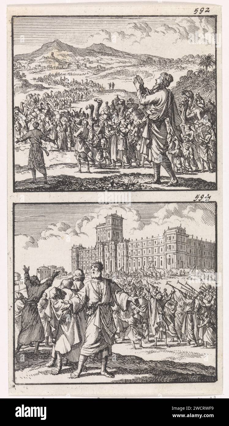 Return from the Babylonian exile / Nieuwe Temple in Jerusalem, Jan ...