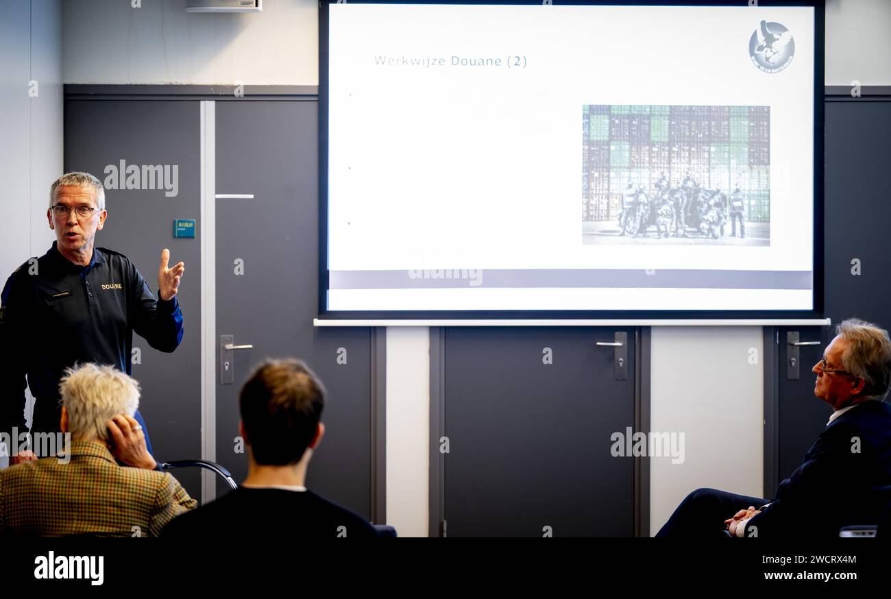 ROTTERDAM - Peter van Buijtenen, director of Customs Rotterdam during ...