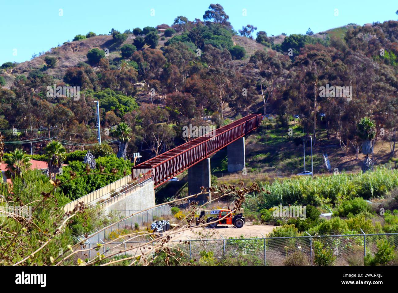 Los Angeles, California: Mark Ridley-Thomas Bridge in Baldwin Hills ...