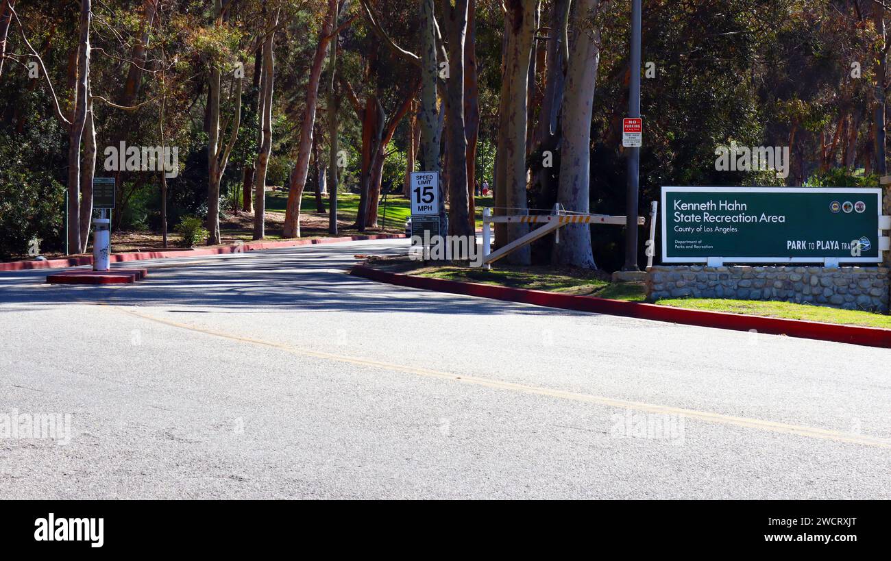 Los Angeles, California: Kenneth Hahn State Recreation Area, a State ...