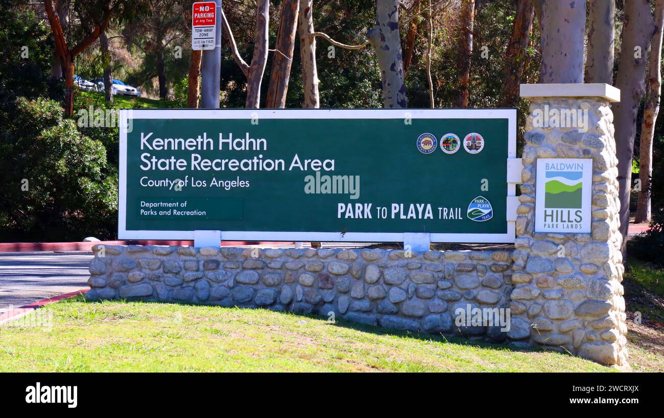 Los Angeles, California: Kenneth Hahn State Recreation Area, a State ...
