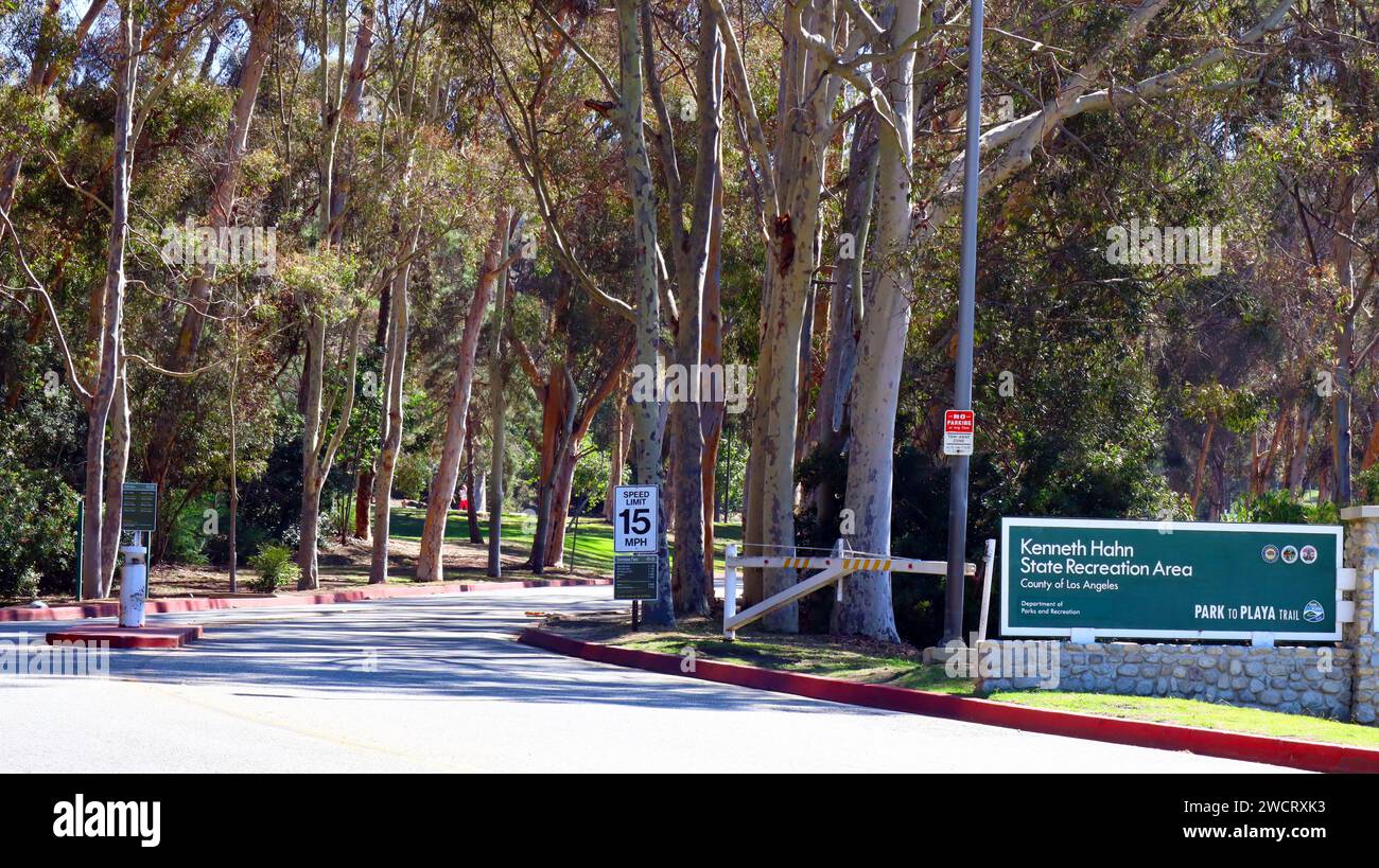 Los Angeles, California: Kenneth Hahn State Recreation Area, a State ...