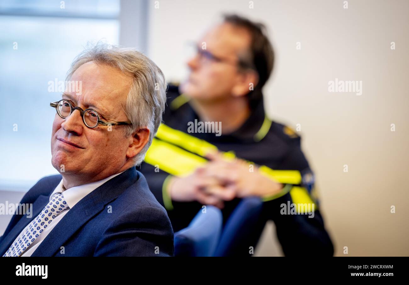 ROTTERDAM - Hugo Hillenaar chief officer during the presentation of the ...