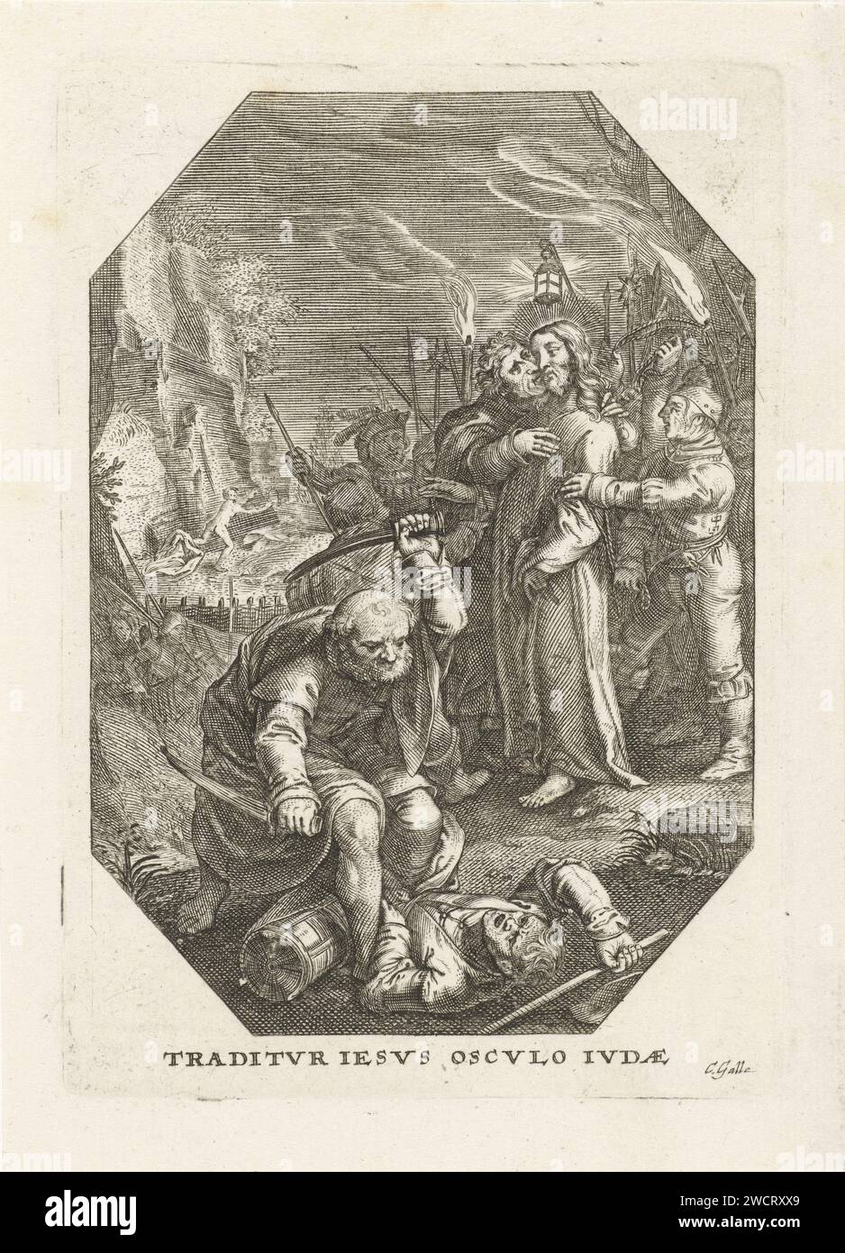 Collection of Christ, Cornelis Galle (I), 1586 - 1650 print Judas ...