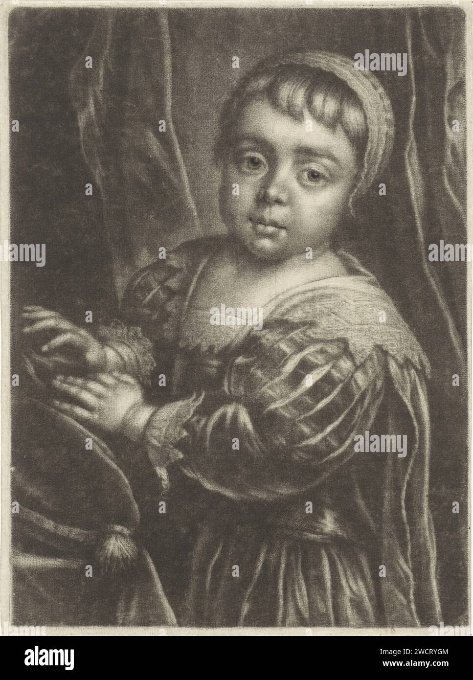 Portrait of Charles II, Prince of Wales, as a child, Wallerant Vaillant ...