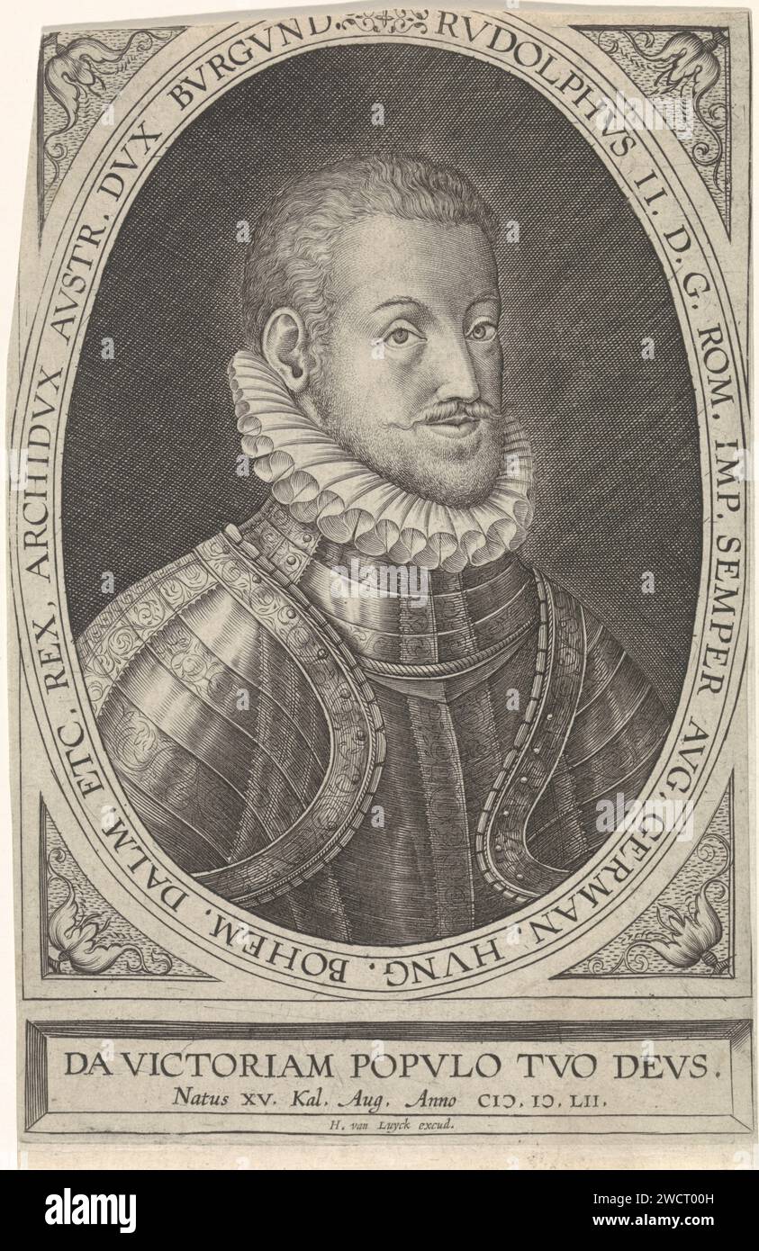 Portrait of Rudolf II of Habsburg, German Emperor, Anonymous, 1552 ...