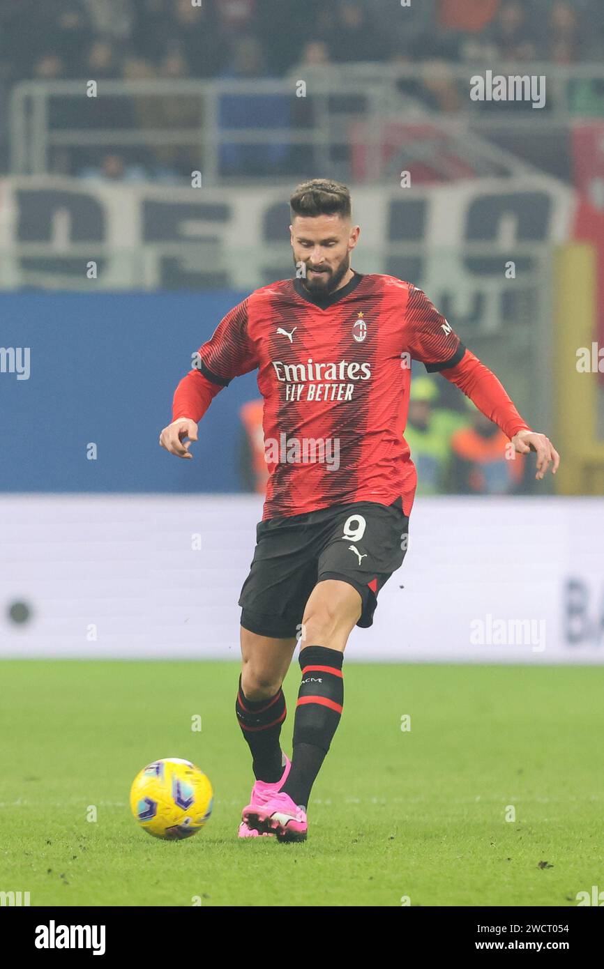 January 14 Milan - Italy - sport, soccer - Milan vs Roma Italian ...