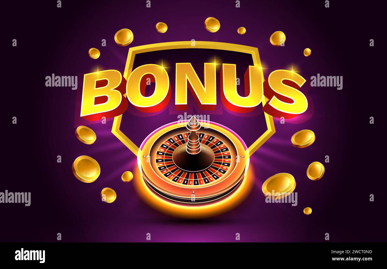 Bonus fortune icons, slot sign machine, night Vegas. Vector Stock ...