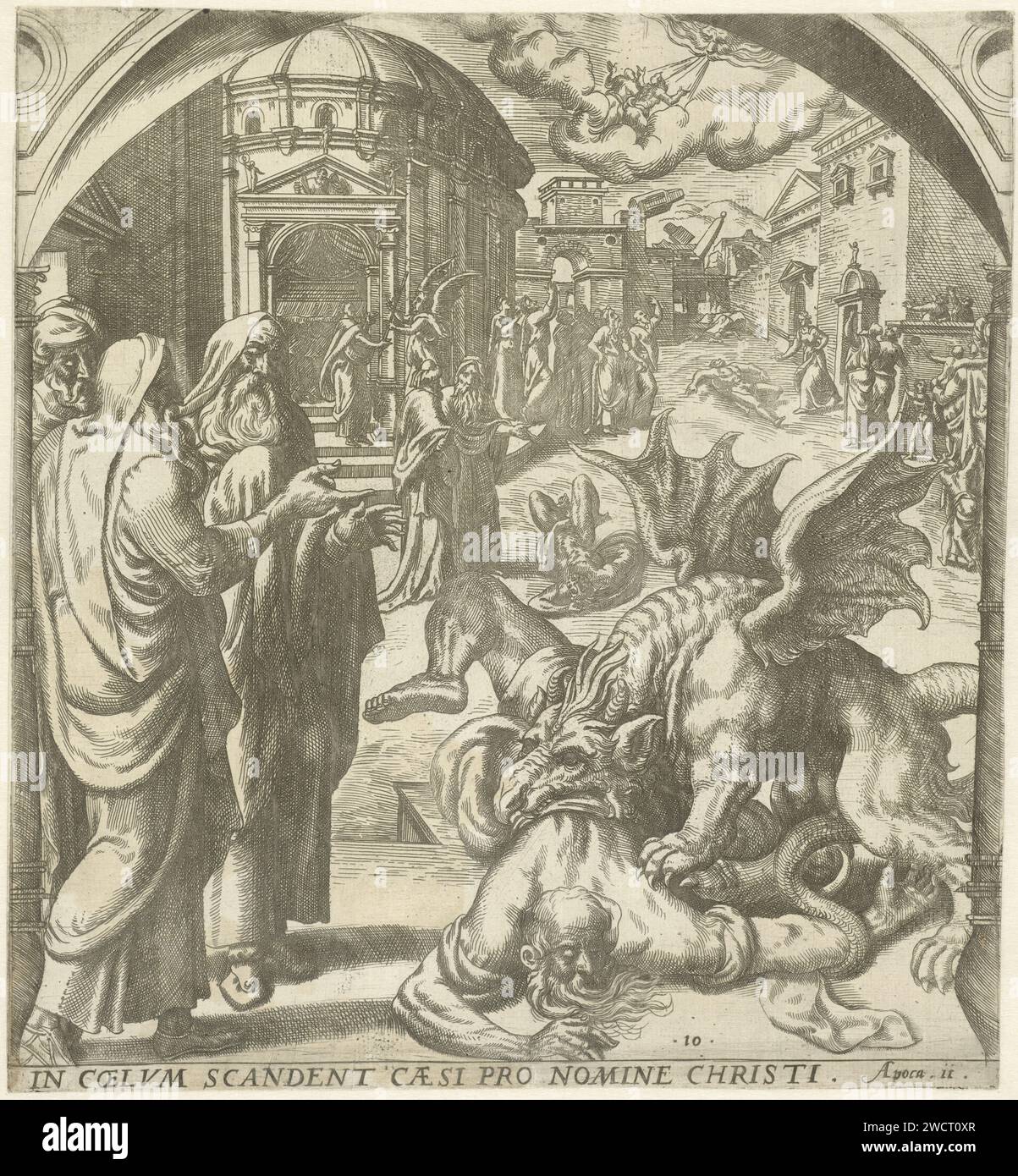 Two witnesses of God are devoured by a beast, Gerard van Groeningen ...