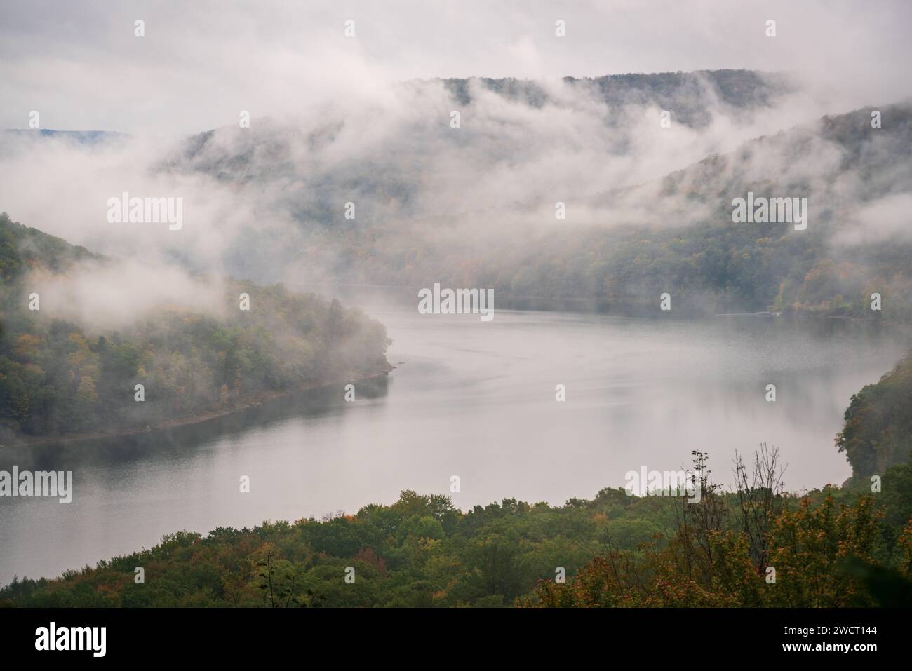 Allegheny National Forest Overlook of the Allegheny River in ...