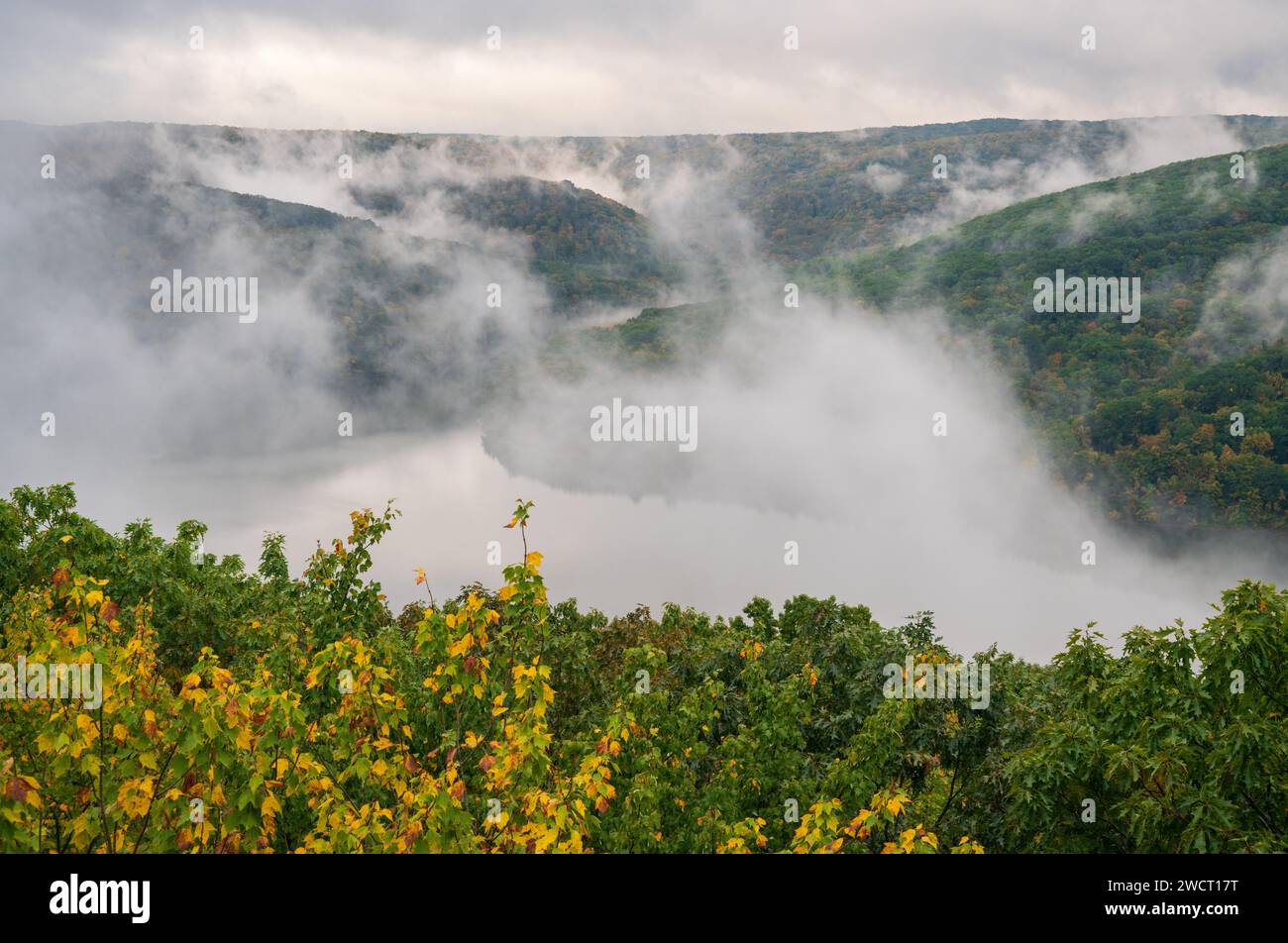 Allegheny National Forest Overlook of the Allegheny River in ...