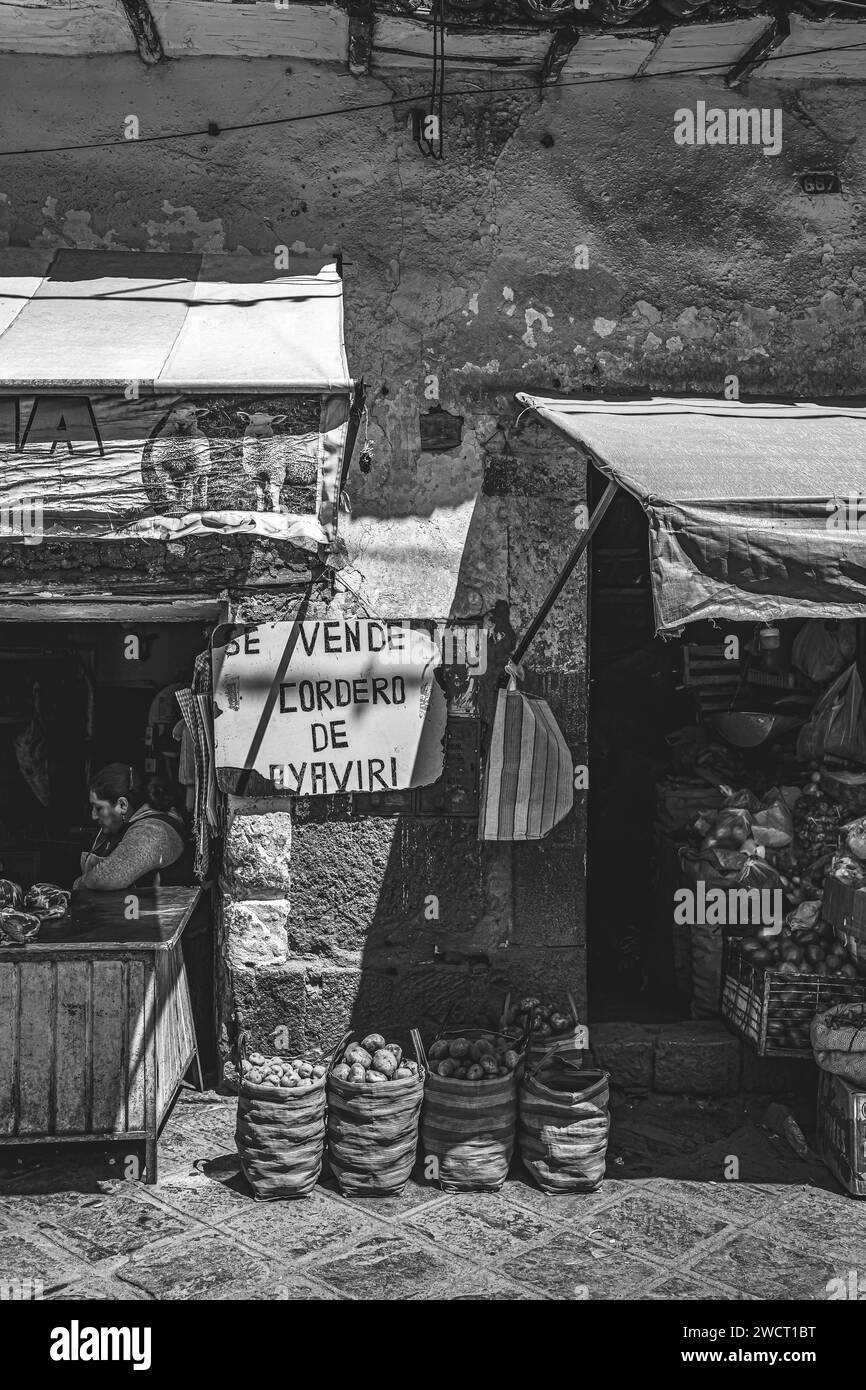 Cusco, Peru, Historical city center, house facade scenery, 2023 Stock ...