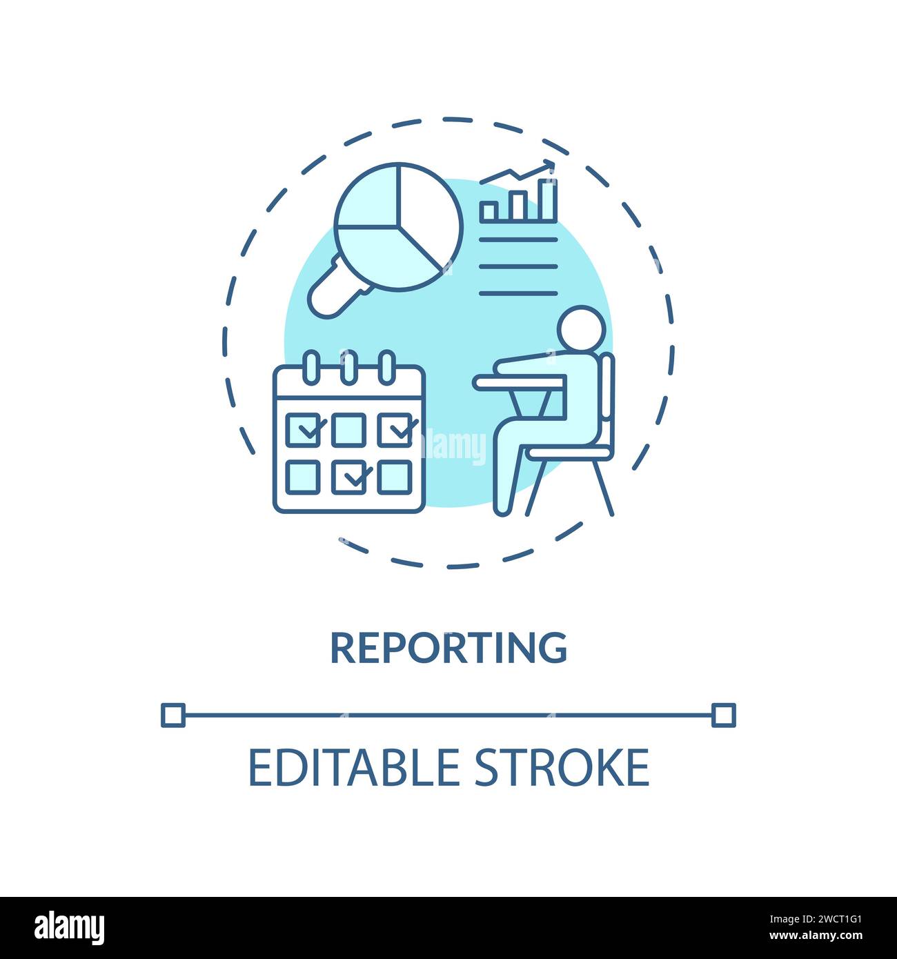 Attendance report Stock Vector Images - Alamy