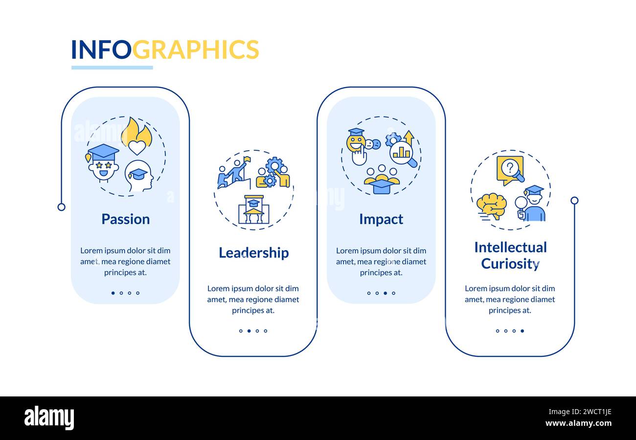 Colorful extracurricular activities layout with linear icons Stock Vector Image & Art - Alamy