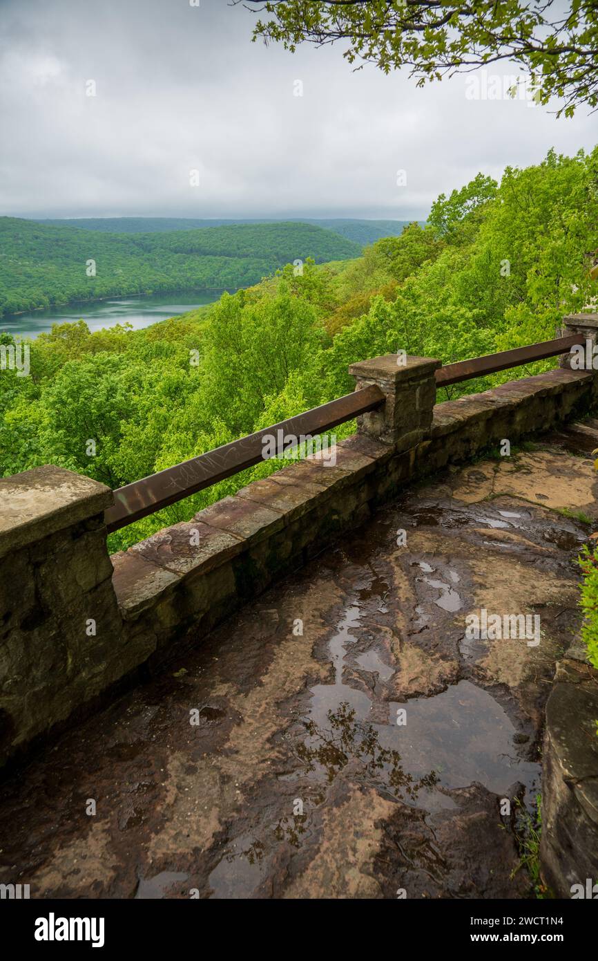 Allegheny National Forest Overlook of the Allegheny River in ...