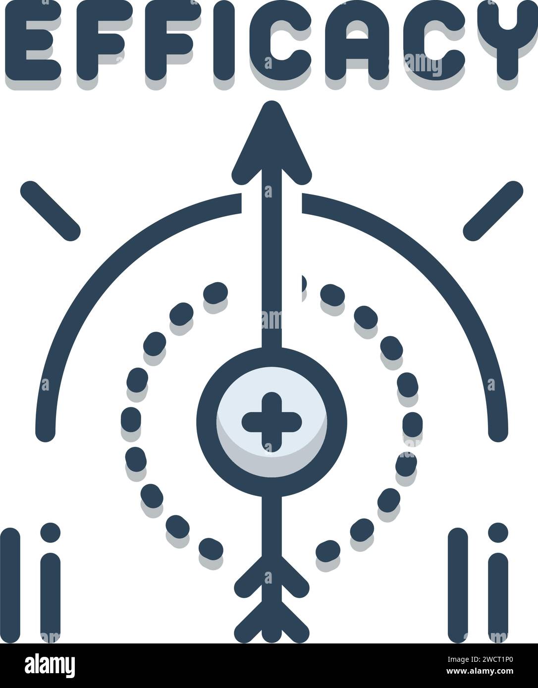 Efficacy icon vector vectors hi-res stock photography and images - Alamy