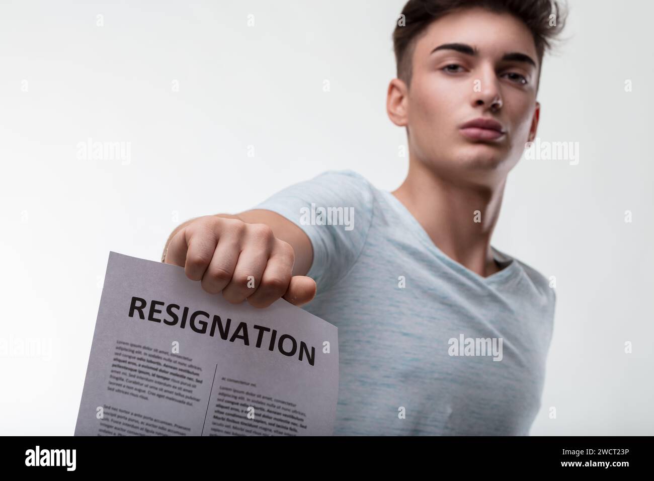 White power hand signals hi-res stock photography and images - Alamy