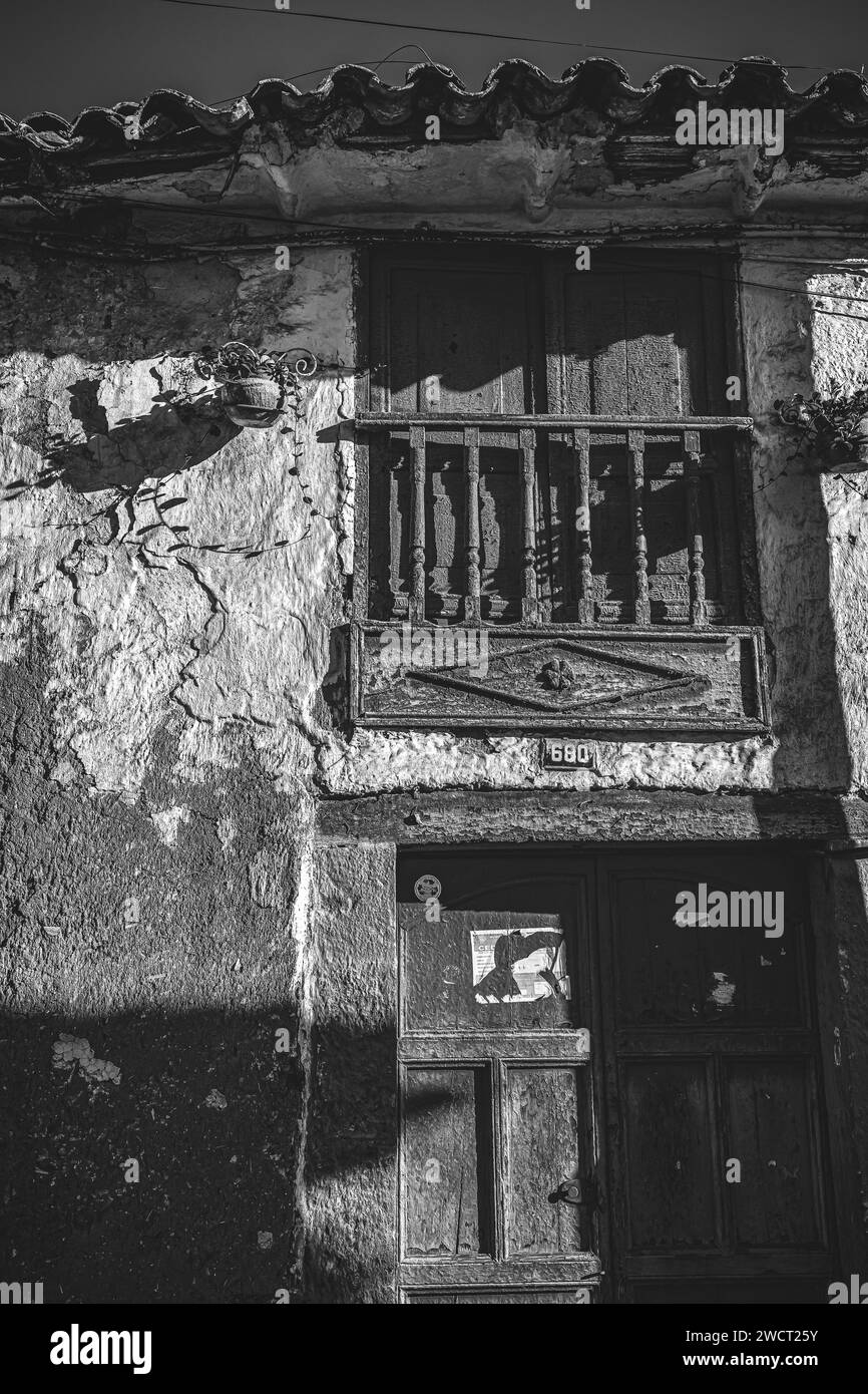 Cusco, Peru, Historical city center, house facade scenery, 2023 Stock ...