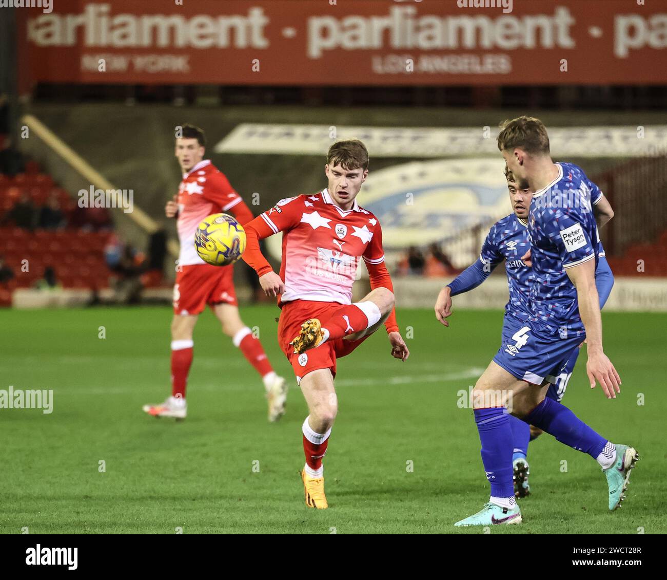 Luca Connell of Barnsley in action during the Sky Bet League 1 match ...