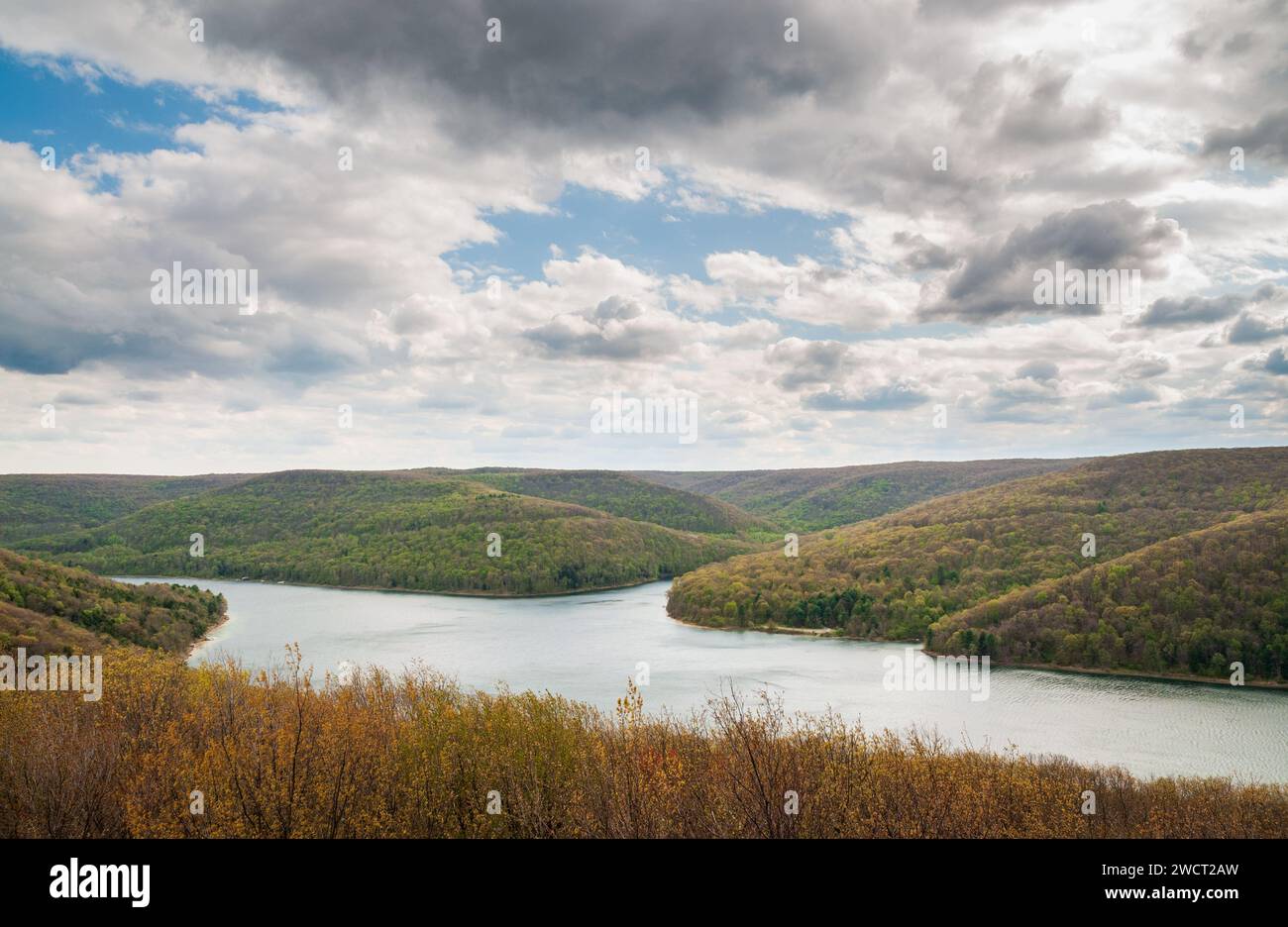 Allegheny National Forest Overlook of the Allegheny River in ...