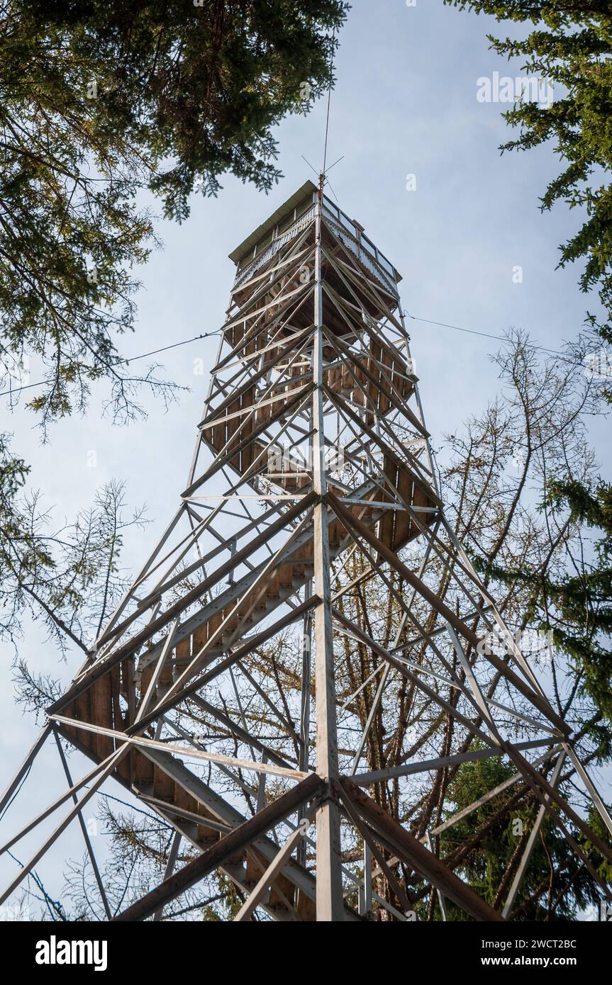 Allegheny National Forest Wheeler Fire Tower Stock Photo - Alamy