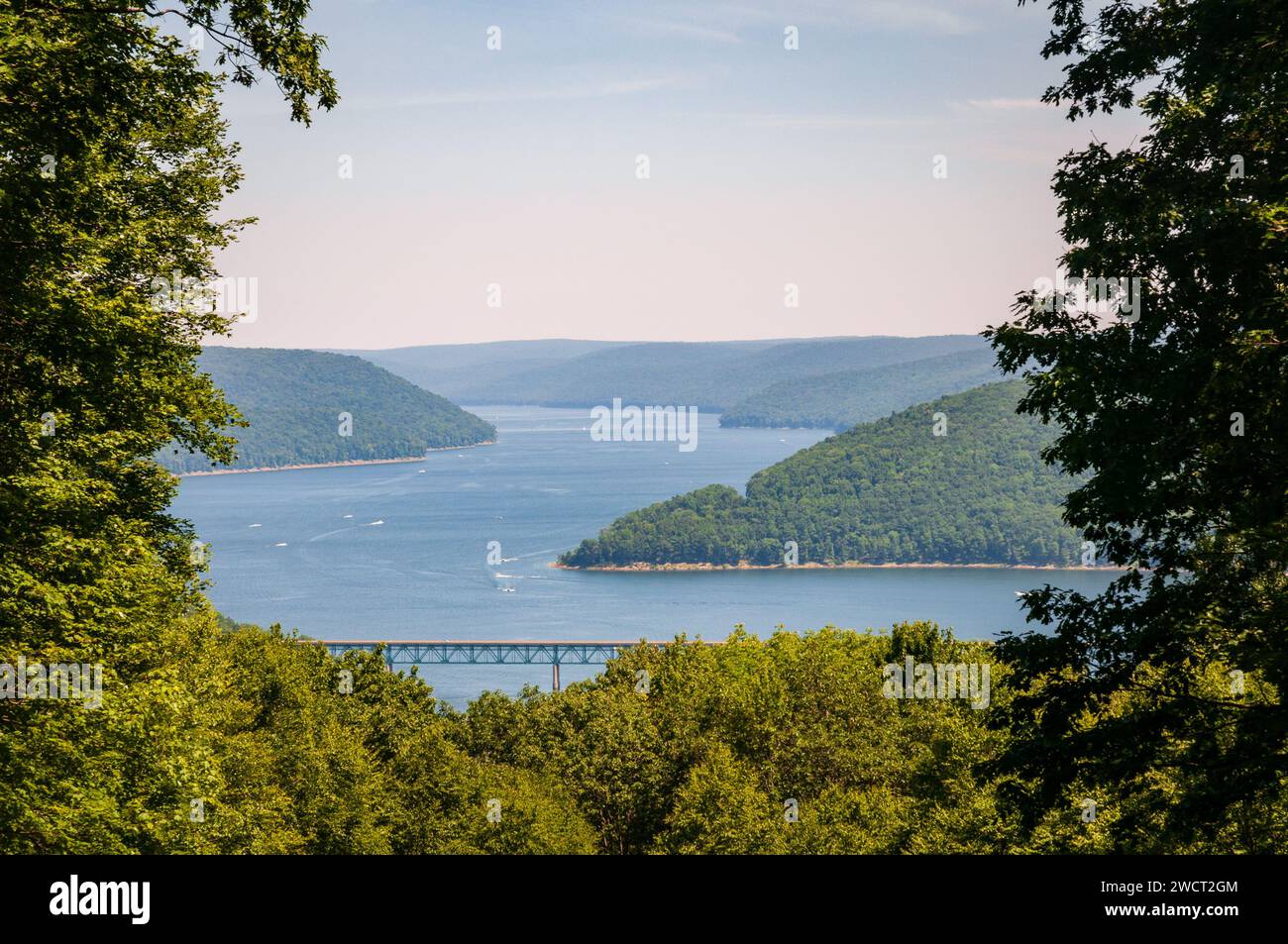 Allegheny National Forest Overlook of the Allegheny River in ...